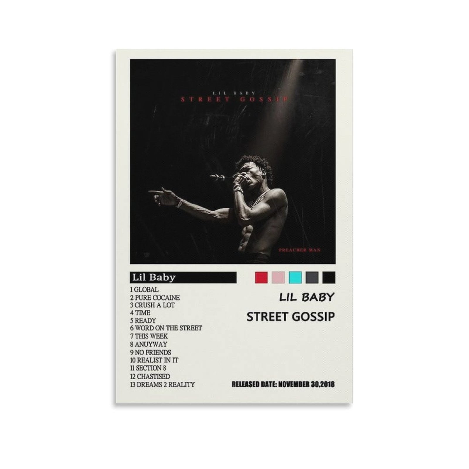 Rapper Lil Singer Baby Rap Hip Hop Street Gossip Music Album Cover ...