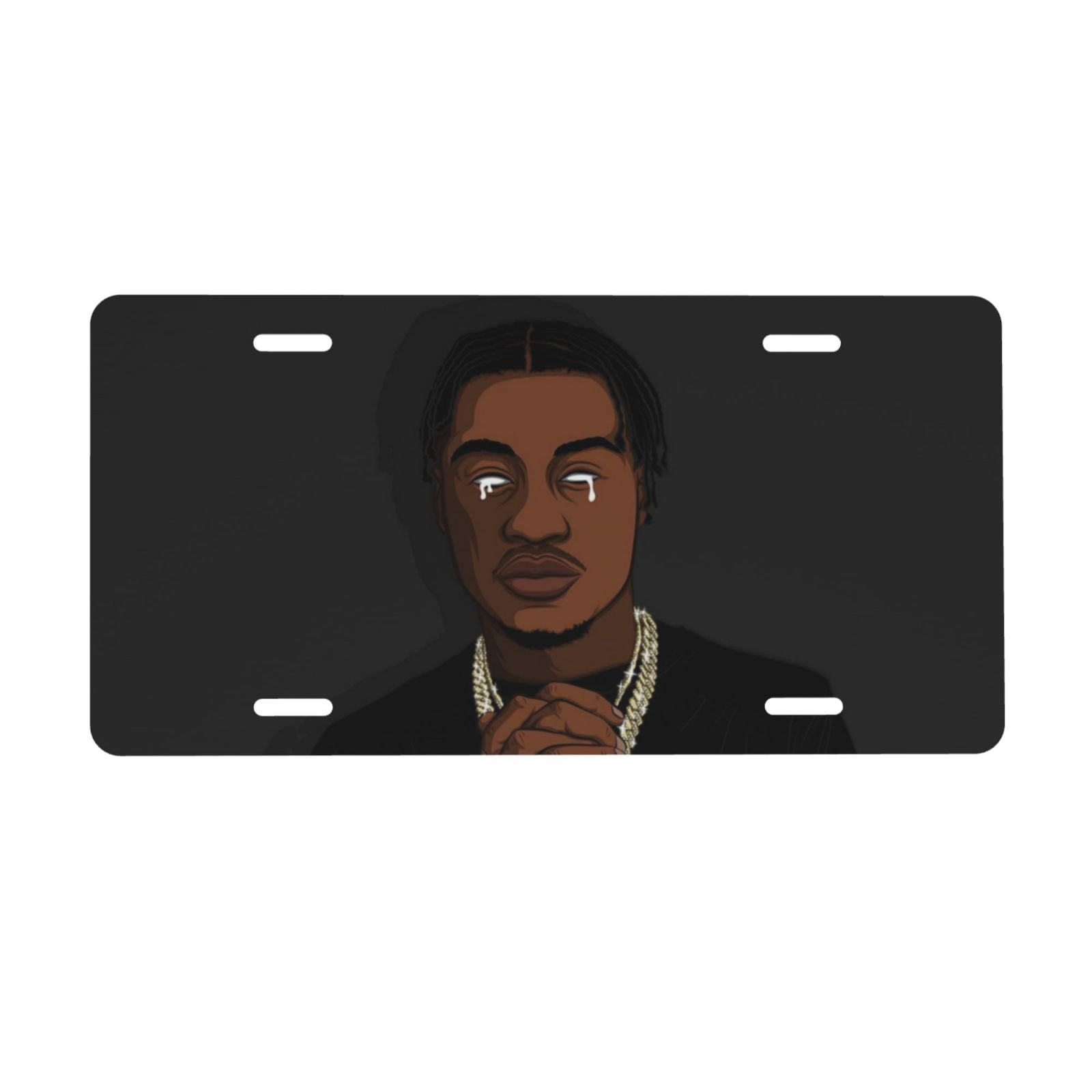 Rapper Lil Tjay License Plate Cover Vanity Tag Decorative Aluminum ...
