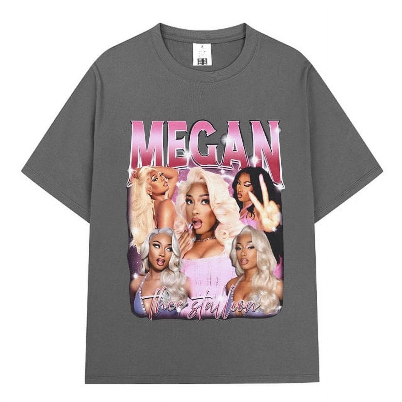 Rapper Megan Thee Stallion Graphics Print T Shirt Hot Girl Summer Tour ...
