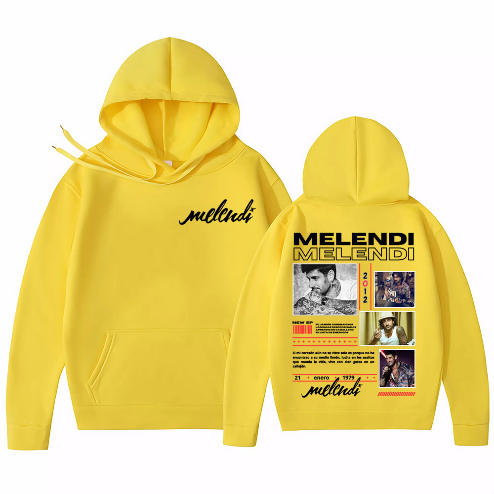 Rapper Melendi Album 2025 Tour Merch Sweatshirt Men Women Fashion Hip ...