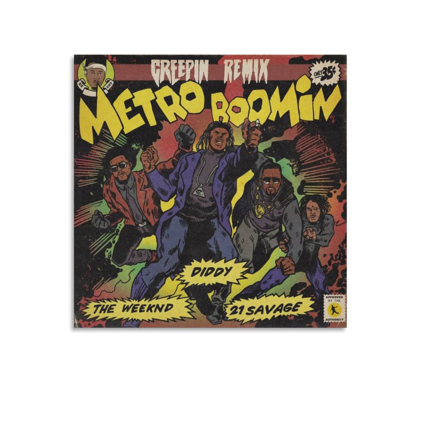 Rapper Metro Music Boomin Poster Rap Hip Hop Singer Art Posters (13 ...