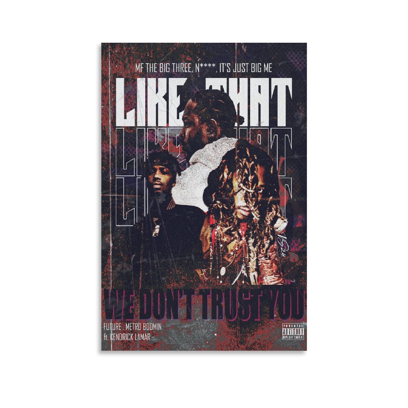 Rapper Metro Music Boomin Poster Rap Hip Hop Singer Posters (2 ...