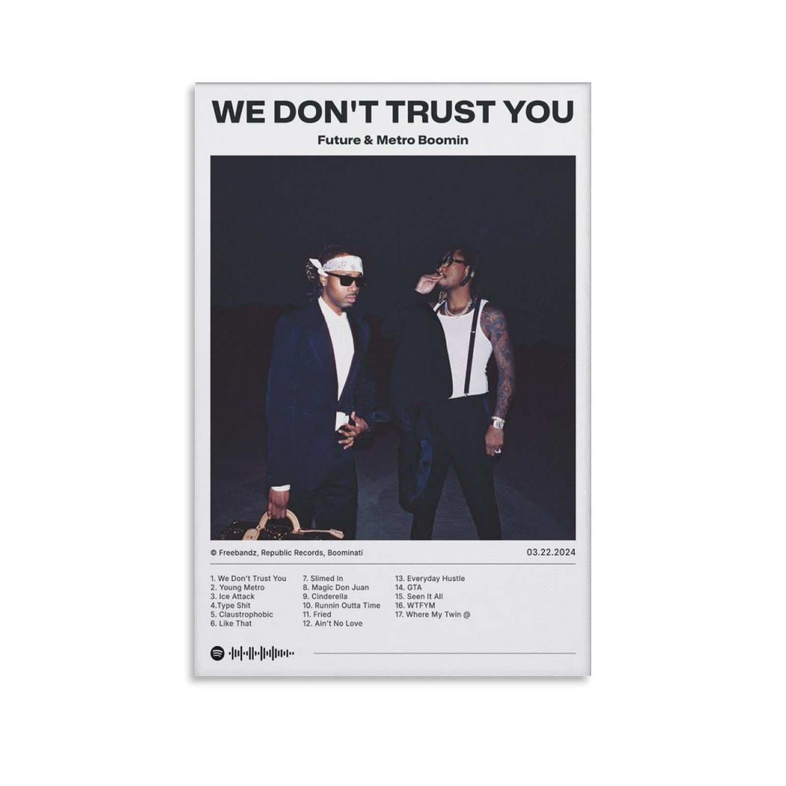 Rapper Metro Singer Boomin Rap Hip Hop WE DONT TRUST YOU Music Album ...