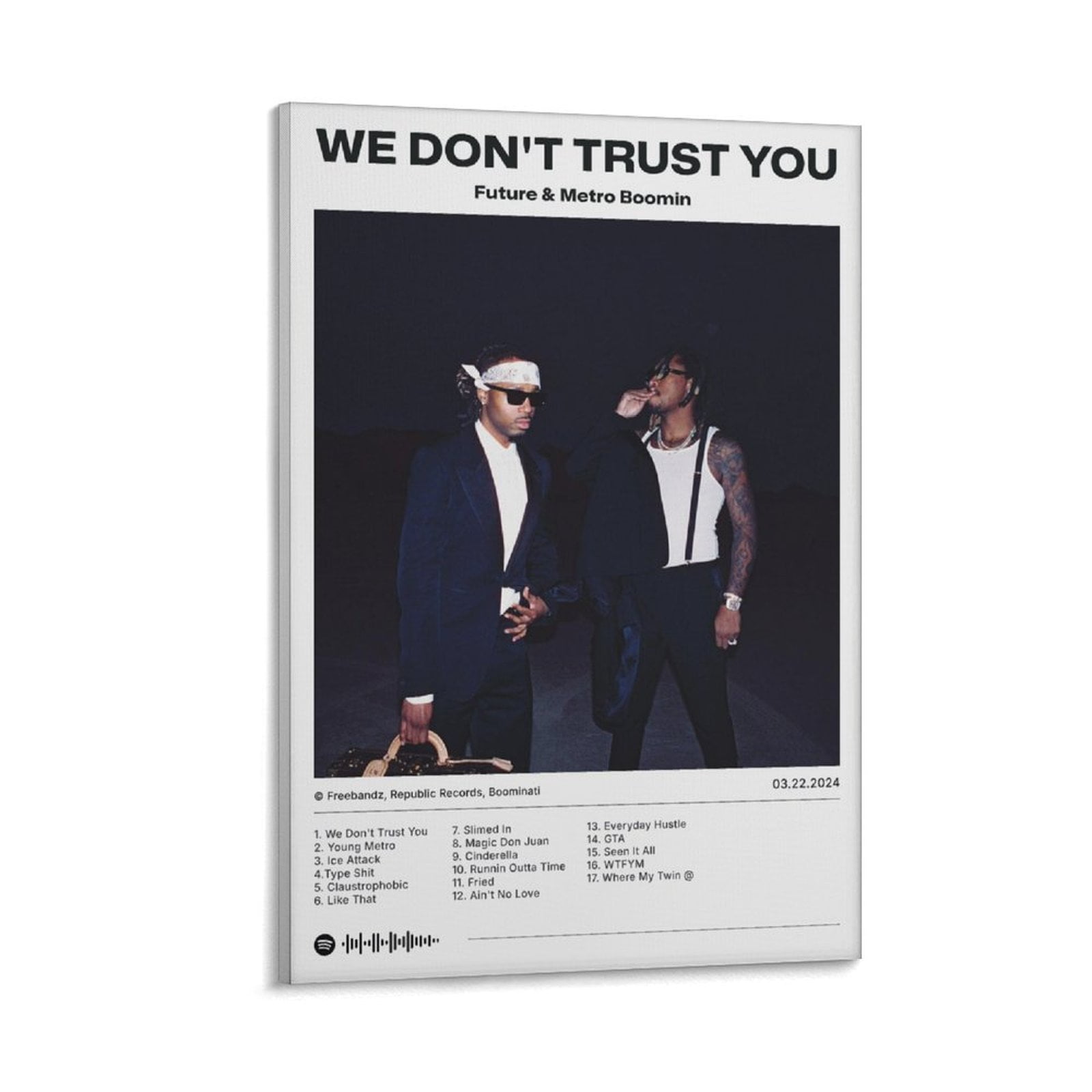 Rapper Metro Singer Boomin Rap Hip Hop WE DONT TRUST YOU Music Album ...
