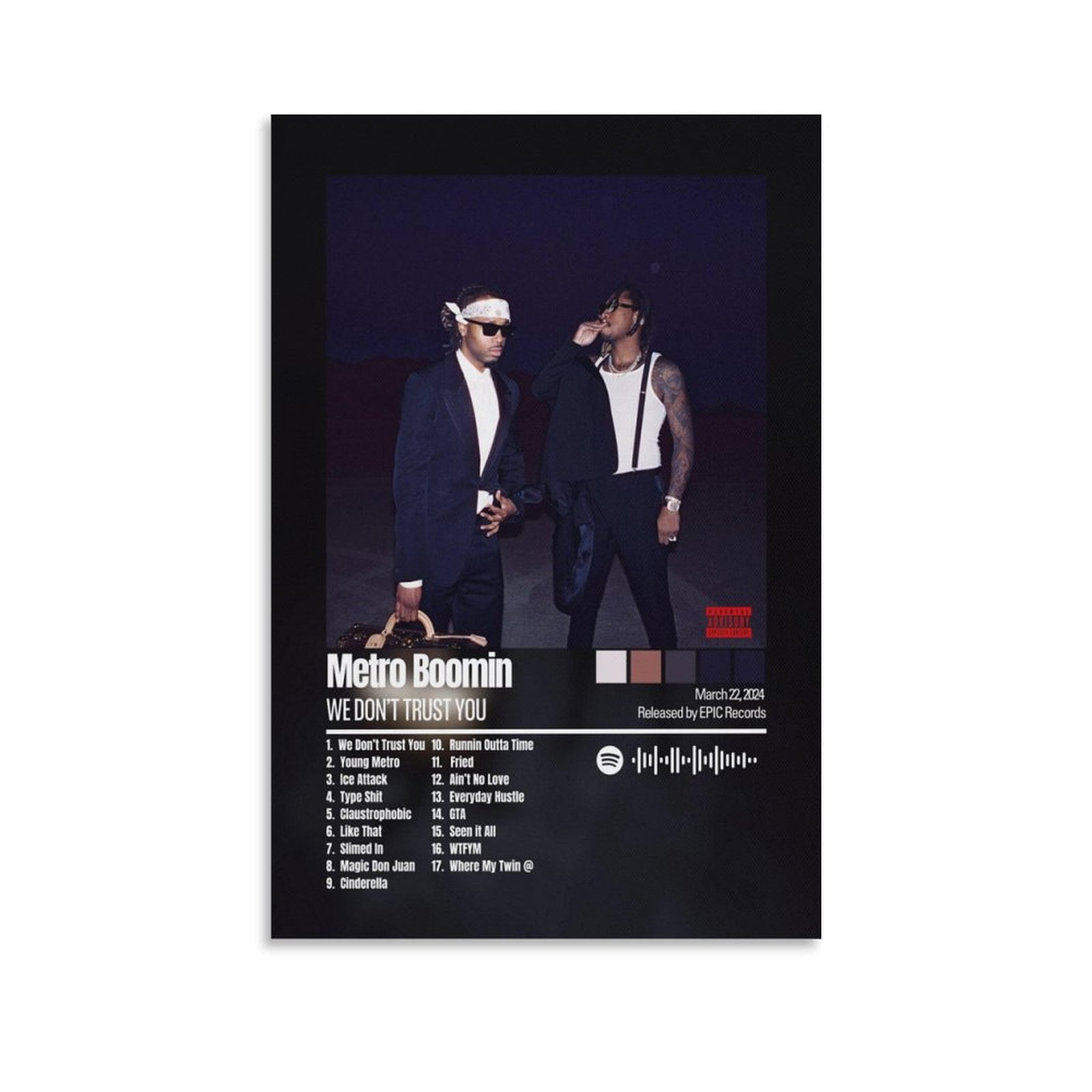 Rapper Metro Singer Boomin Rap Hip Hop WE DONT TRUST YOU Music Album ...