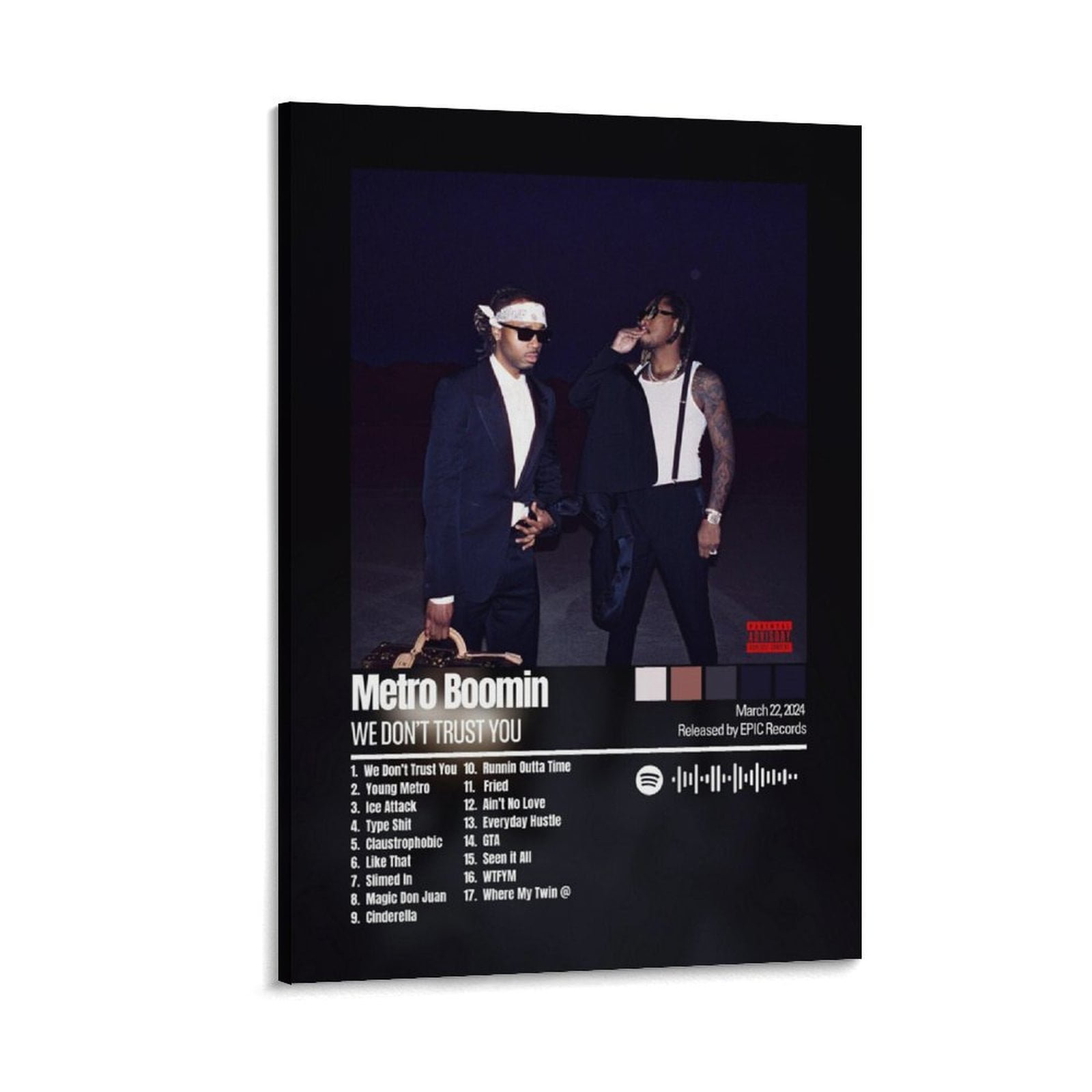 Rapper Metro Singer Boomin Rap Hip Hop WE DONT TRUST YOU Music Album ...