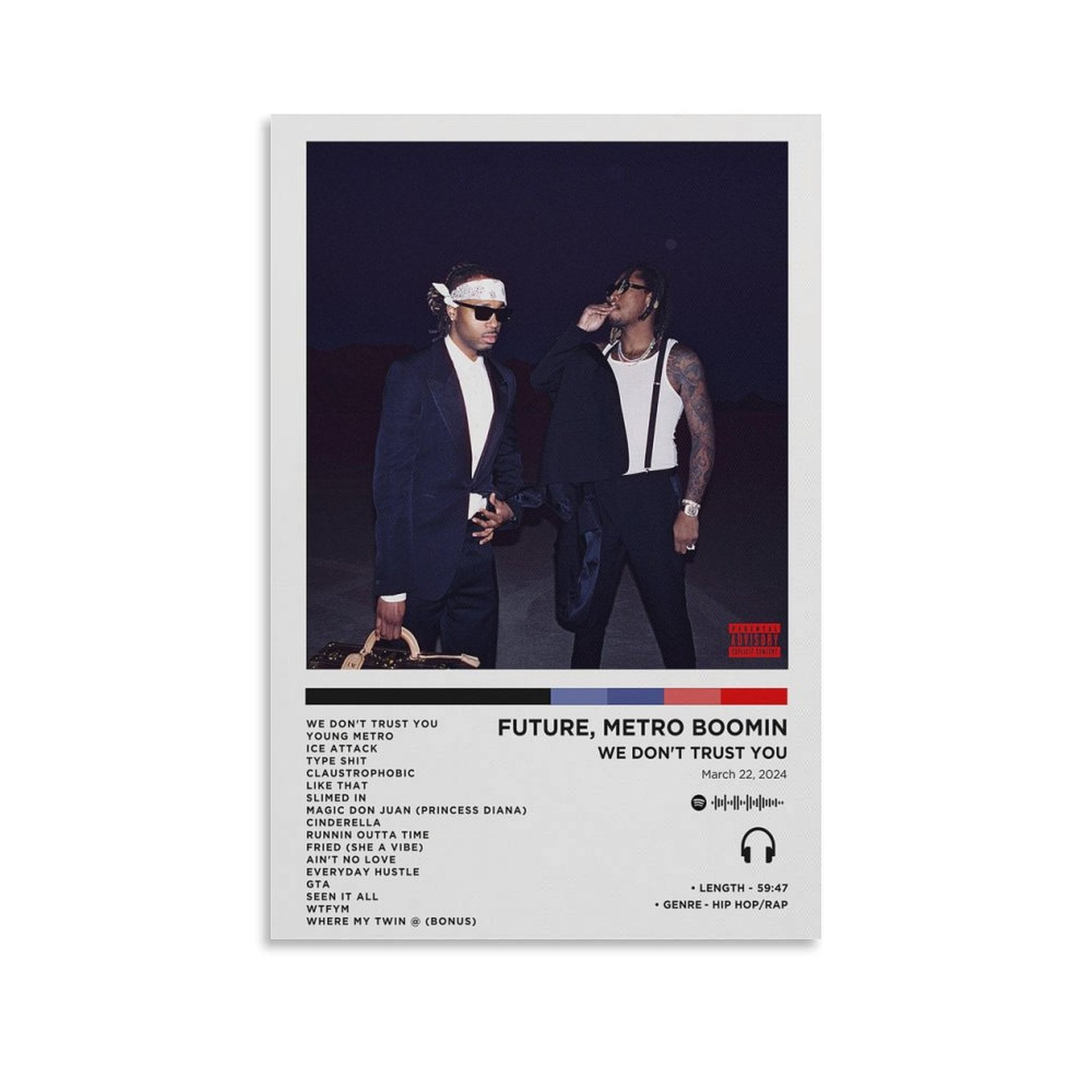 Rapper Metro Singer Boomin Rap Hip Hop WE DONT TRUST YOU Music Album ...