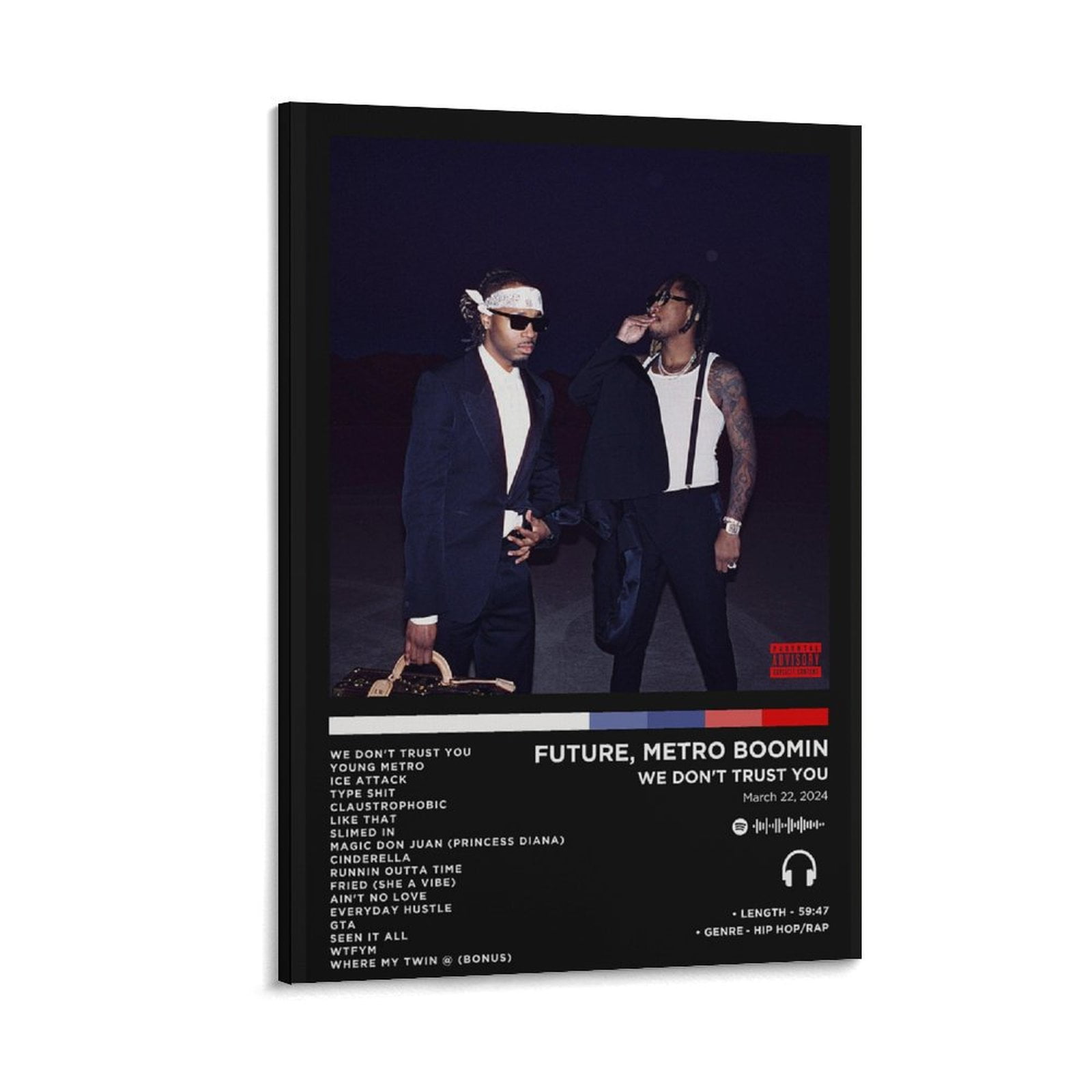 Rapper Metro Singer Boomin Rap Hip Hop WE DONT TRUST YOU Music Album ...