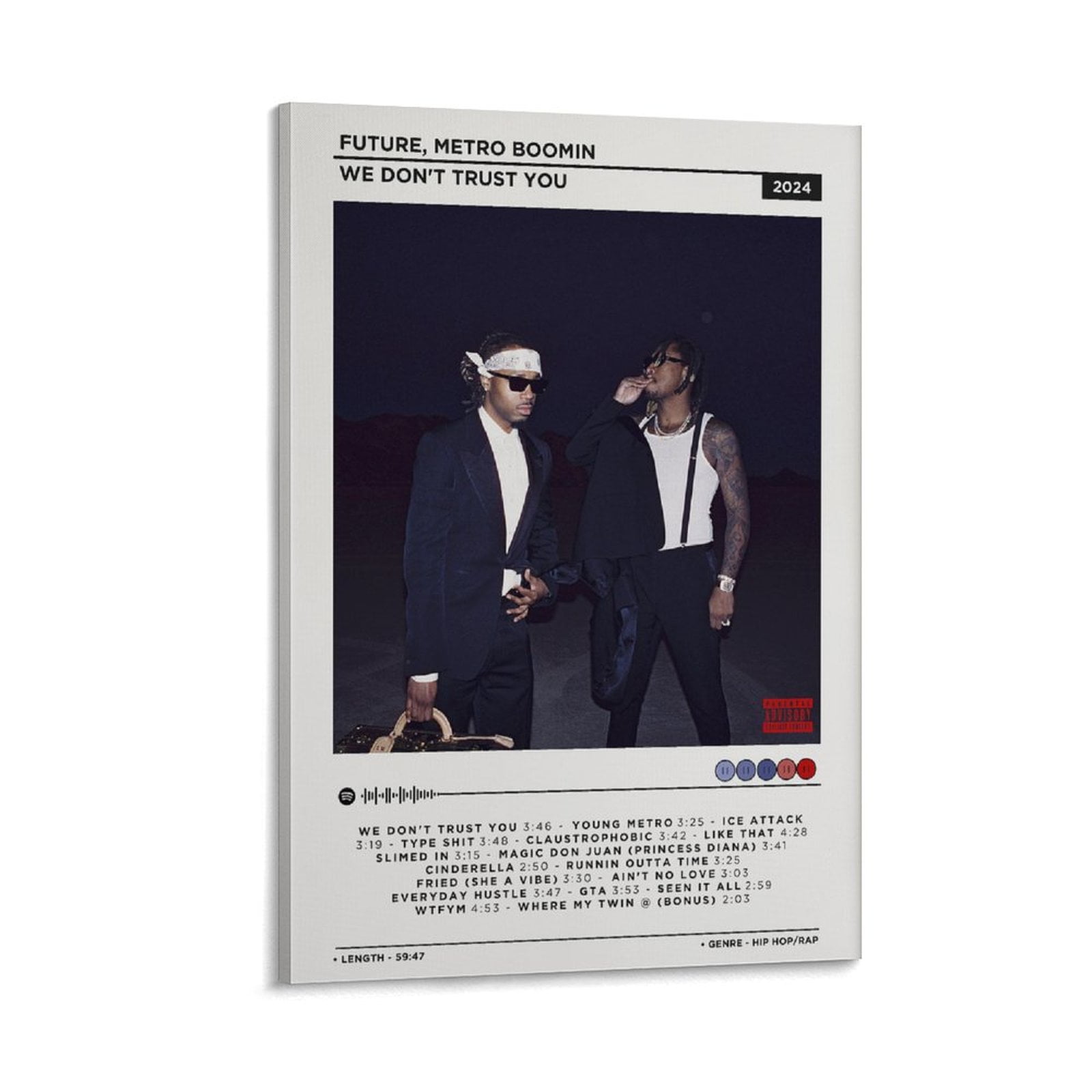 Rapper Metro Singer Boomin Rap Hip Hop WE DONT TRUST YOU Music Album ...