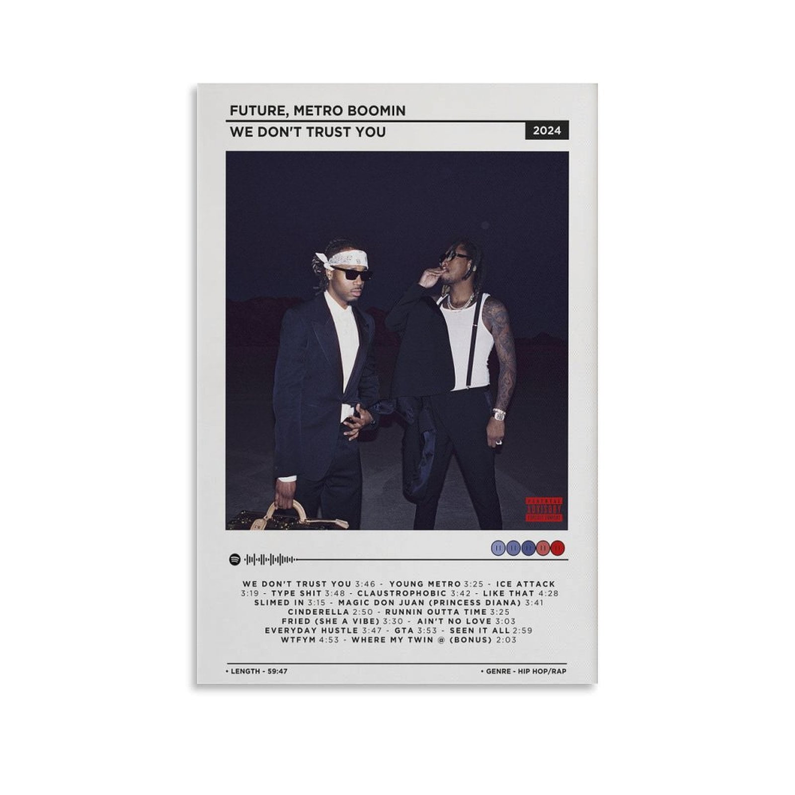 Rapper Metro Singer Boomin Rap Hip Hop WE DONT TRUST YOU Music Album ...