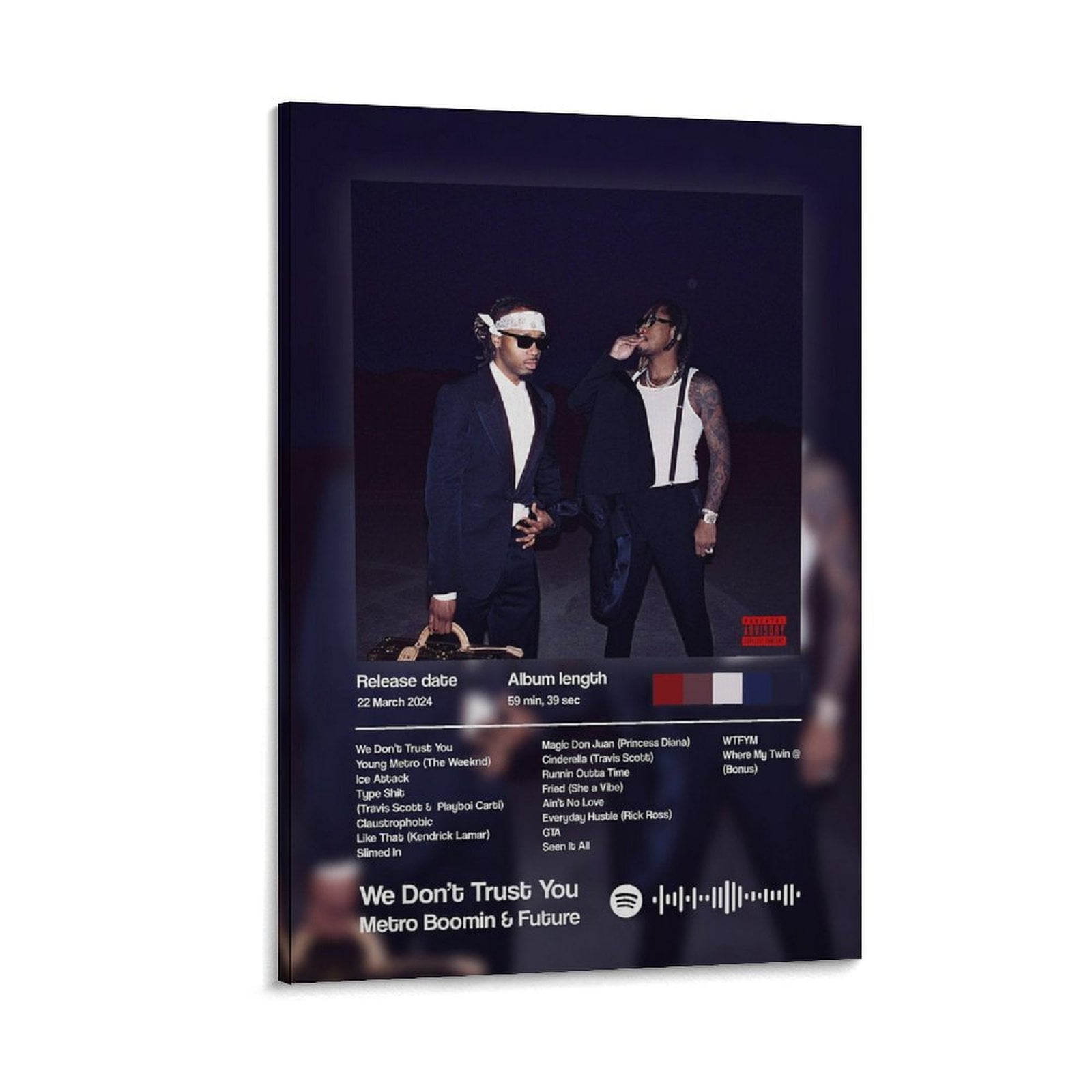 Rapper Metro Singer Boomin Rap Hip Hop WE DONT TRUST YOU Music Album ...