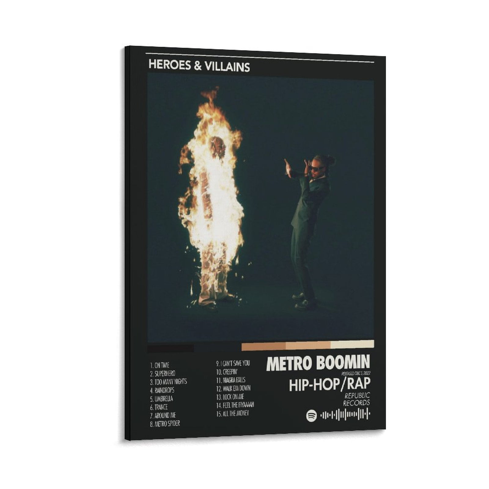 Rapper Metro Singer Boomin Rap Hip Hop HEROES & VILLAINS Music Album ...