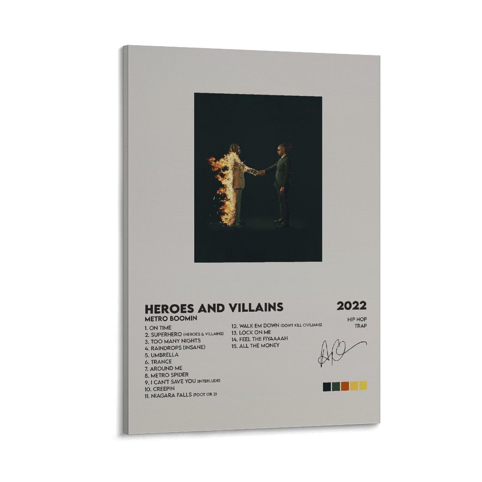 Rapper Metro Singer Boomin Rap Hip Hop HEROES & VILLAINS Music Album ...