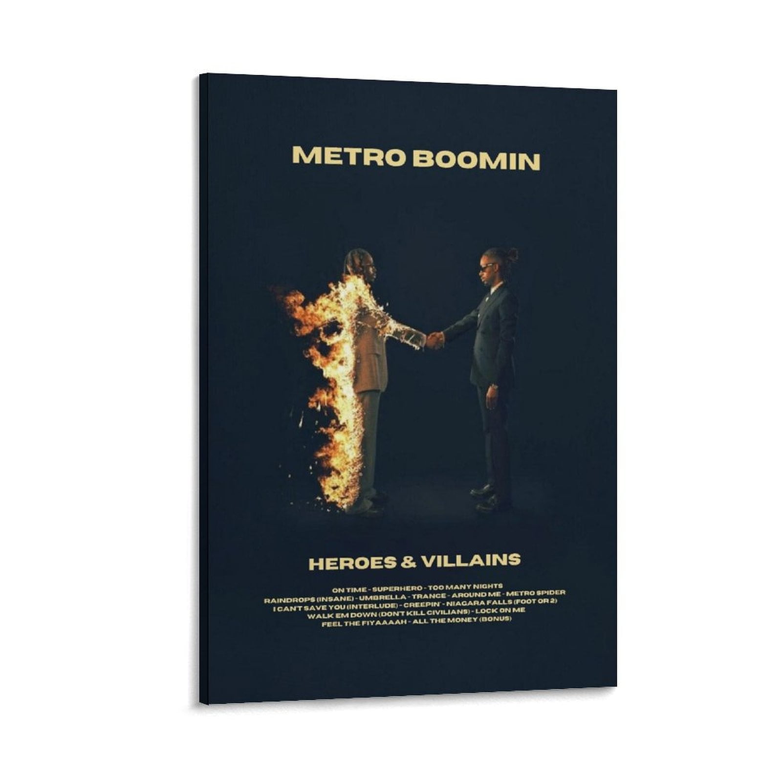Rapper Metro Singer Boomin Rap Hip Hop HEROES & VILLAINS Music Album ...