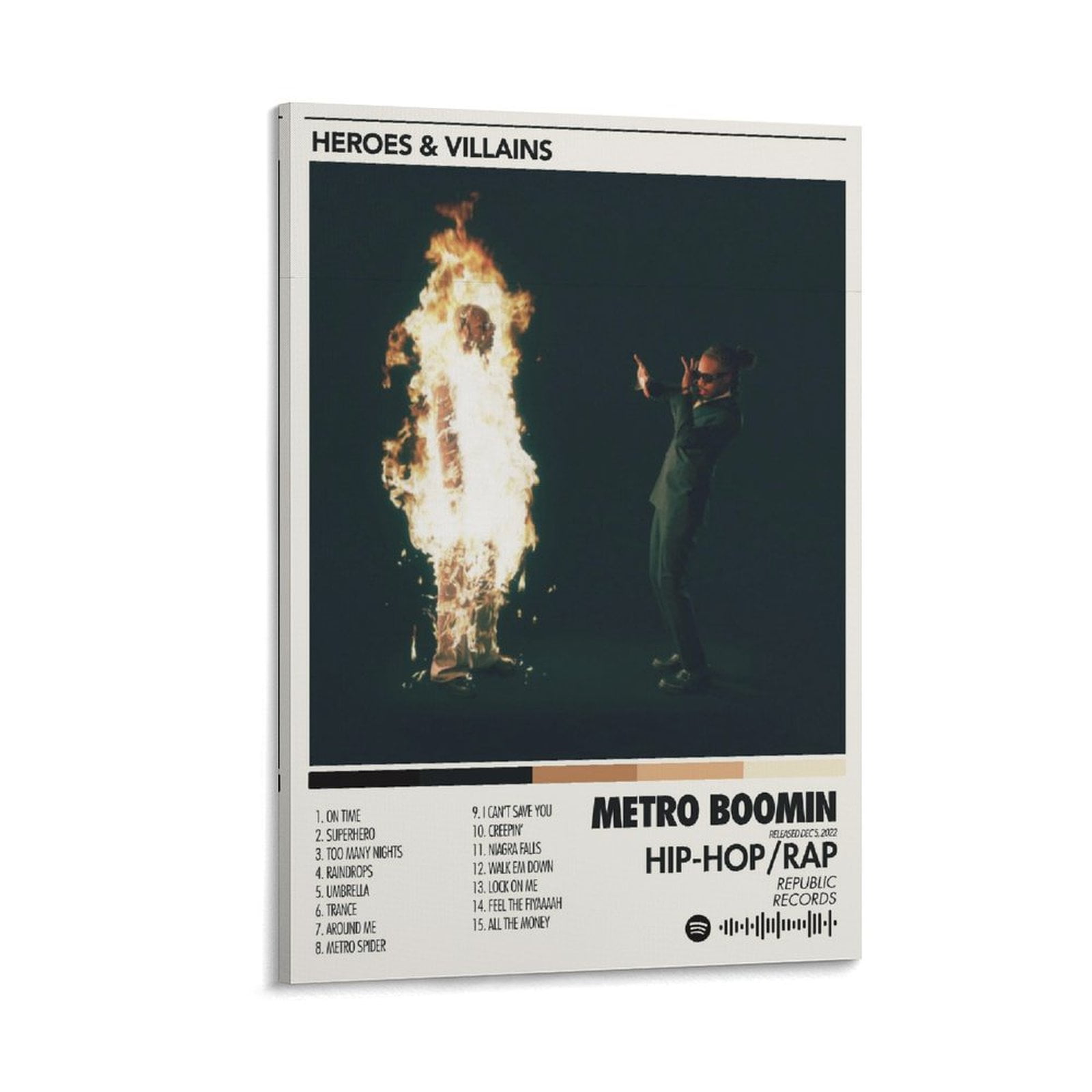 Rapper Metro Singer Boomin Rap Hip Hop HEROES & VILLAINS Music Album ...