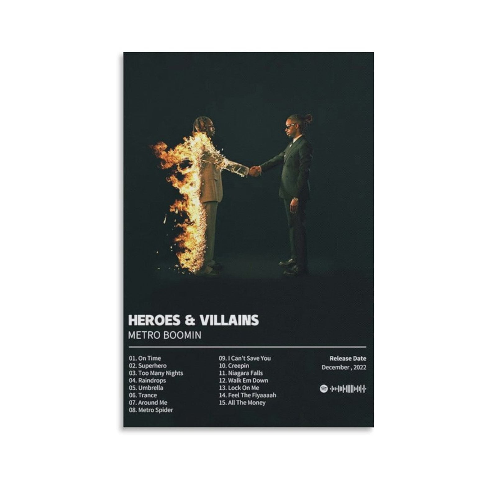 Rapper Metro Singer Boomin Rap Hip Hop HEROES & VILLAINS Music Album ...