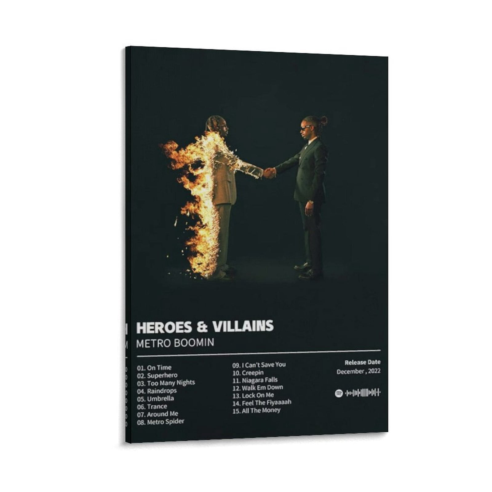 Rapper Metro Singer Boomin Rap Hip Hop HEROES & VILLAINS Music Album ...