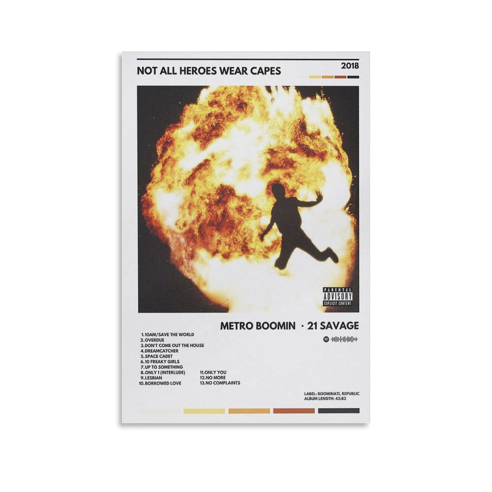 Rapper Metro Singer Boomin Rap Hip Hop NOT ALL HEROES WEAR CAPES Music ...