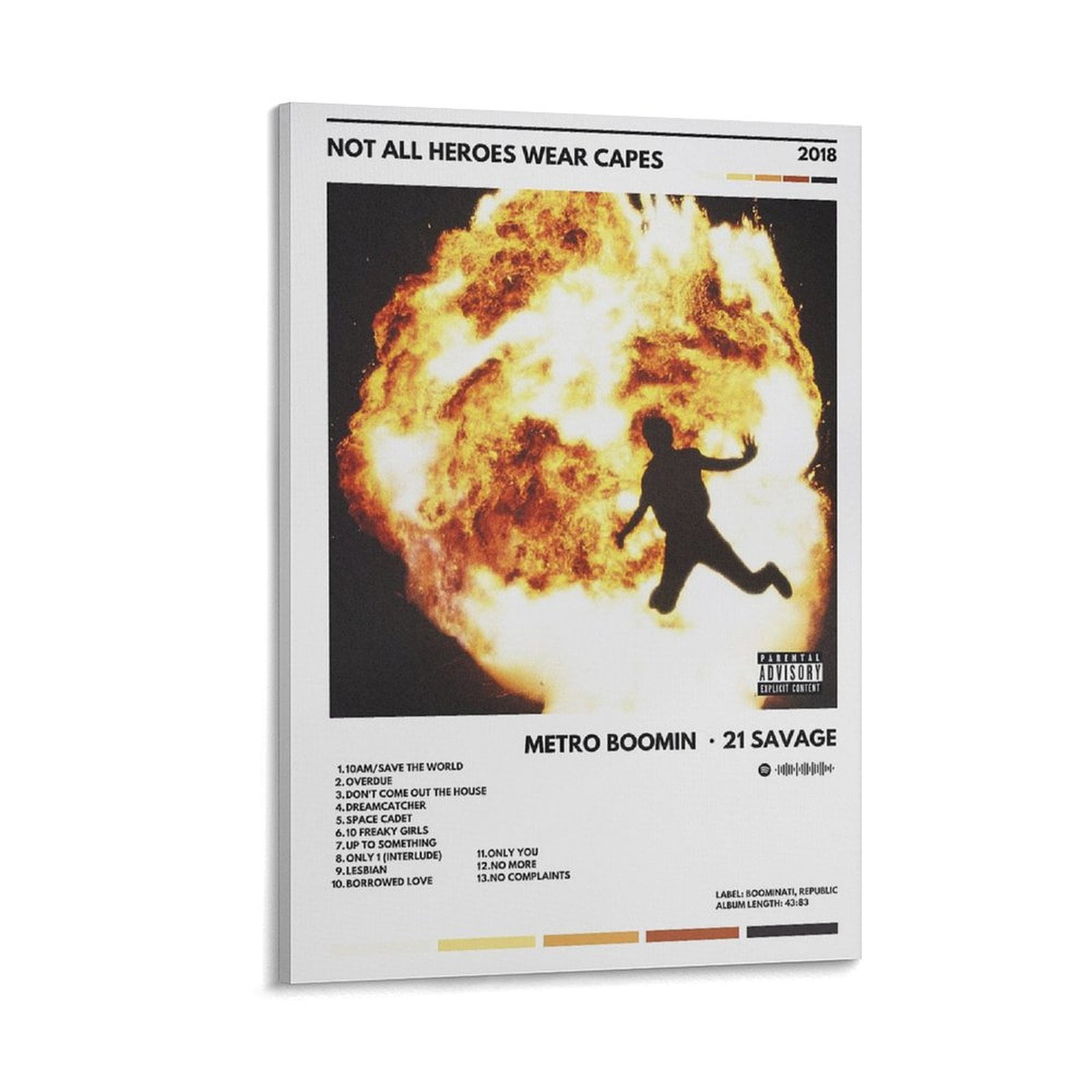 Rapper Metro Singer Boomin Rap Hip Hop NOT ALL HEROES WEAR CAPES Music ...