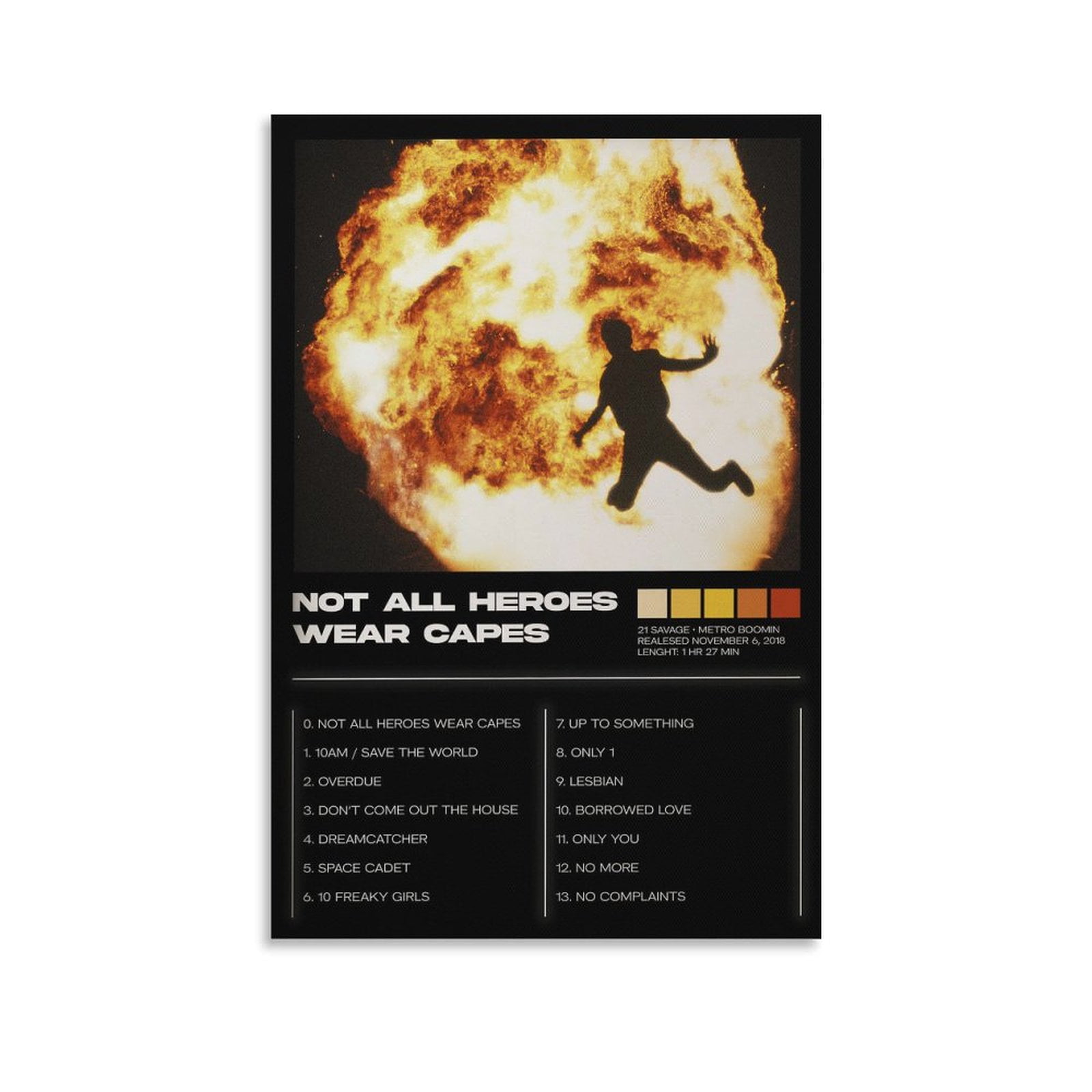 Rapper Metro Singer Boomin Rap Hip Hop NOT ALL HEROES WEAR CAPES Music ...