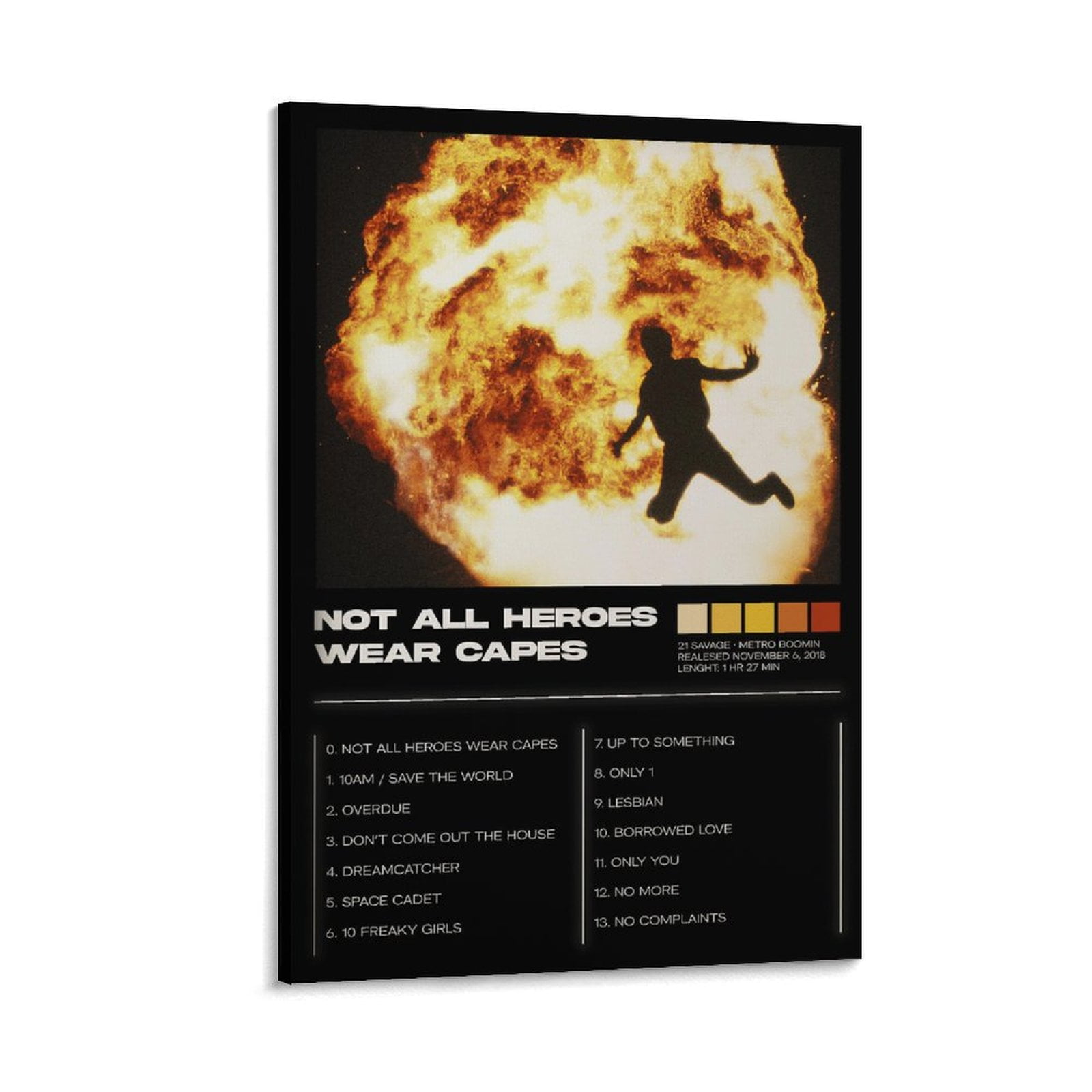 Rapper Metro Singer Boomin Rap Hip Hop NOT ALL HEROES WEAR CAPES Music ...