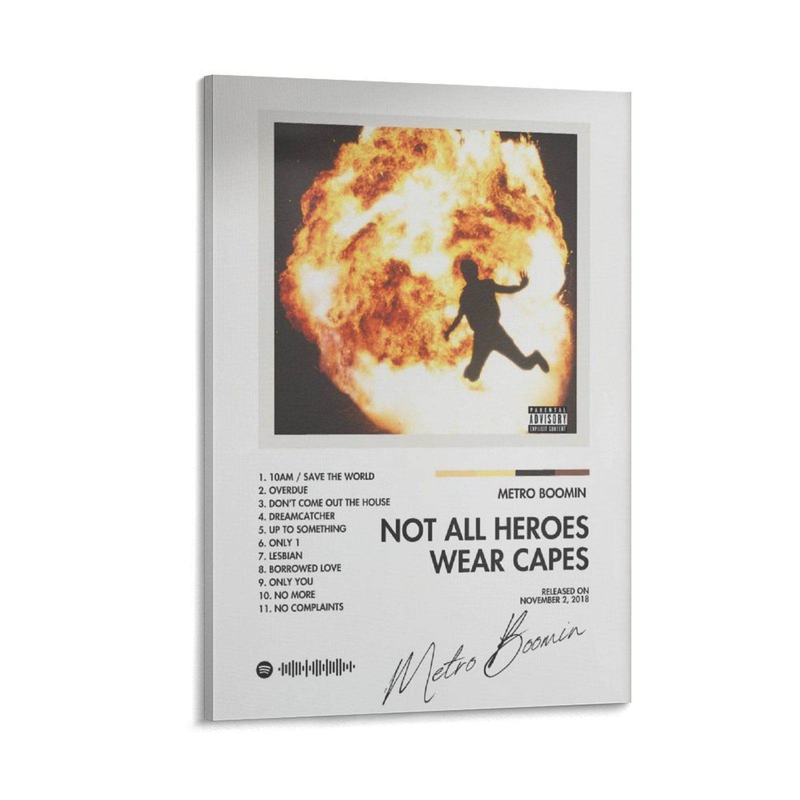 Rapper Metro Singer Boomin Rap Hip Hop NOT ALL HEROES WEAR CAPES Music ...