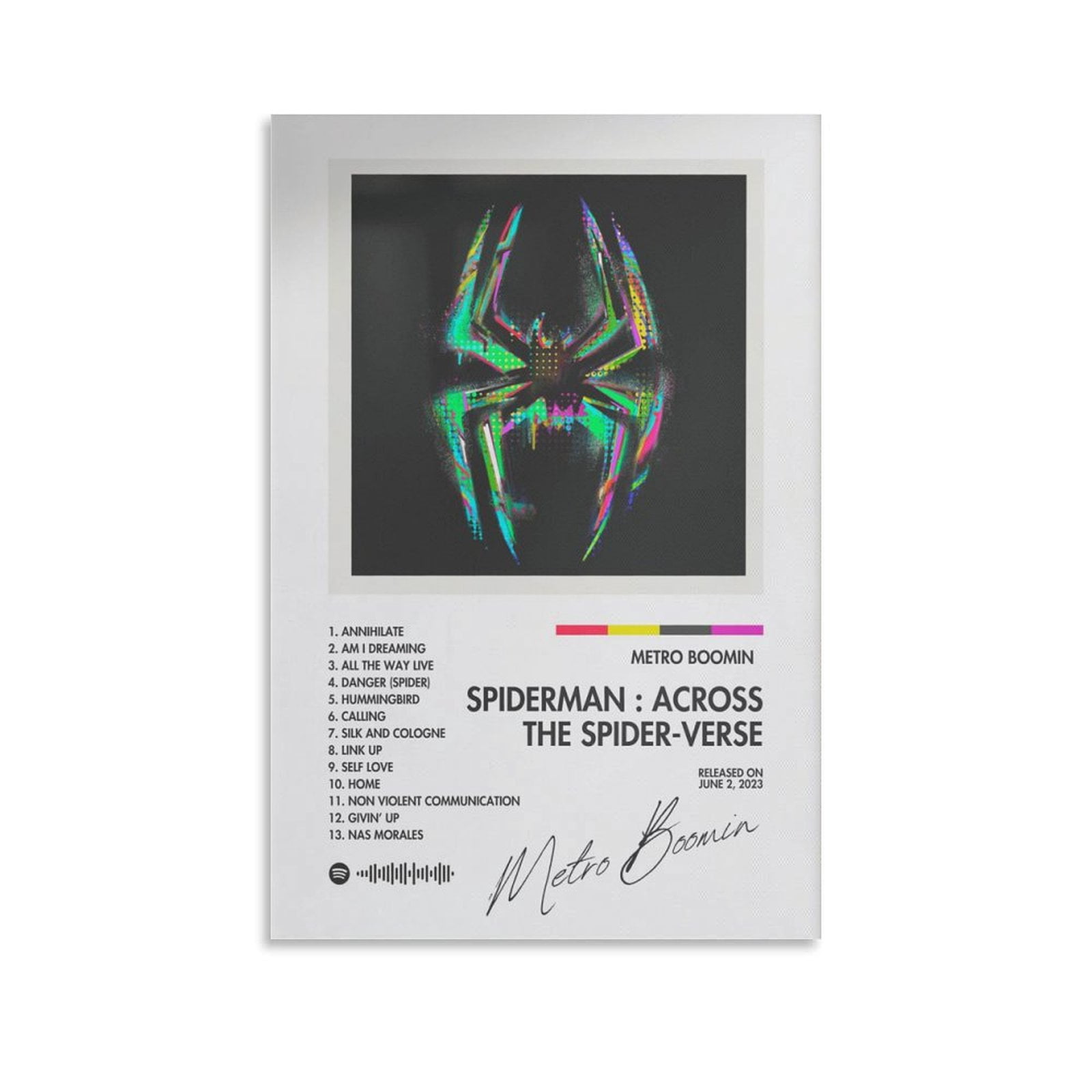 Rapper Metro Singer Boomin Rap Hip Hop Music Album Cover Poster (2 ...