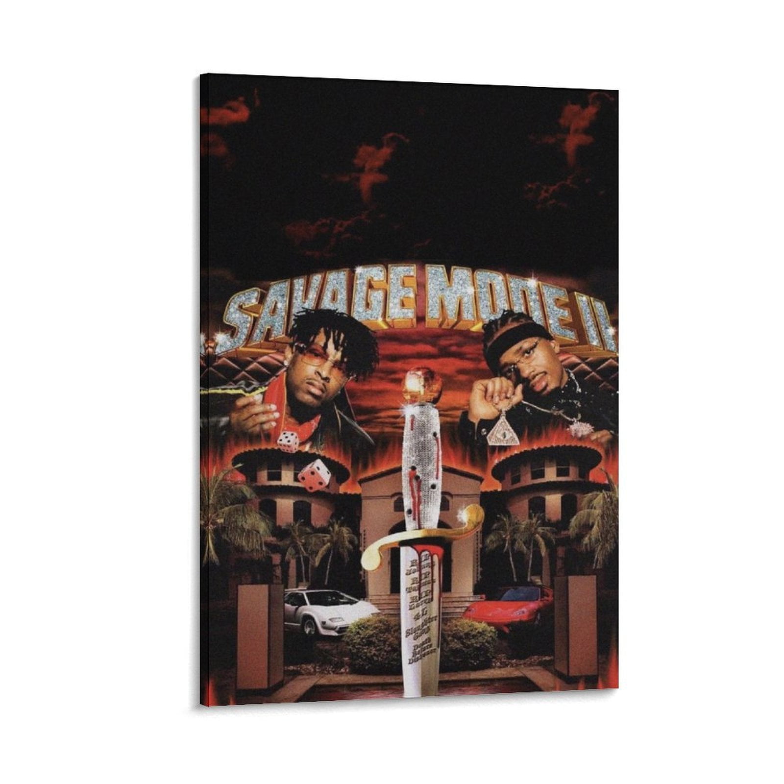 Rapper Metro Singer Boomin Rap Hip Hop SAVAGE MODE II Music Album Cover ...