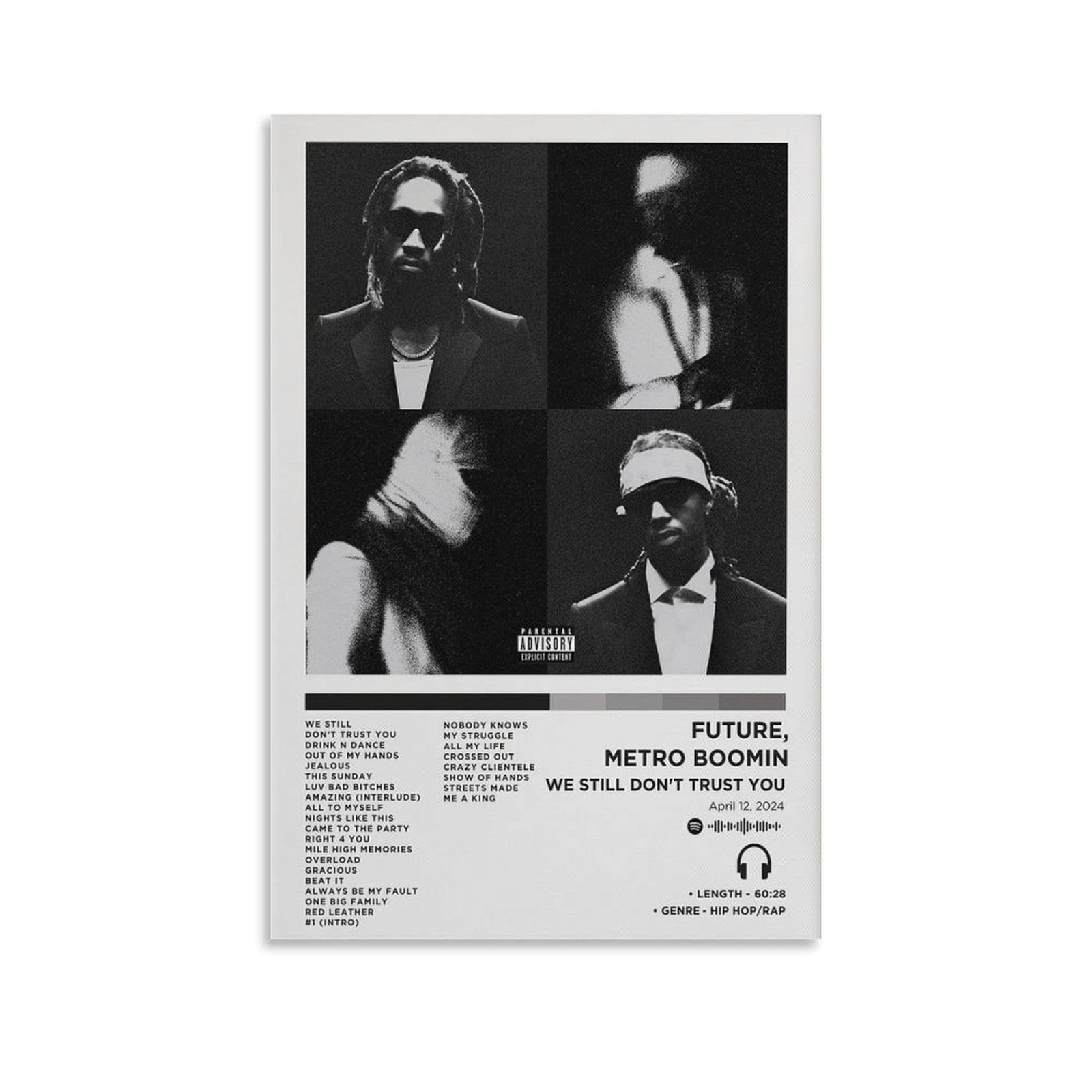 Rapper Metro Singer Boomin Rap Hip Hop WE STILL DONT TRUST YOU Music ...