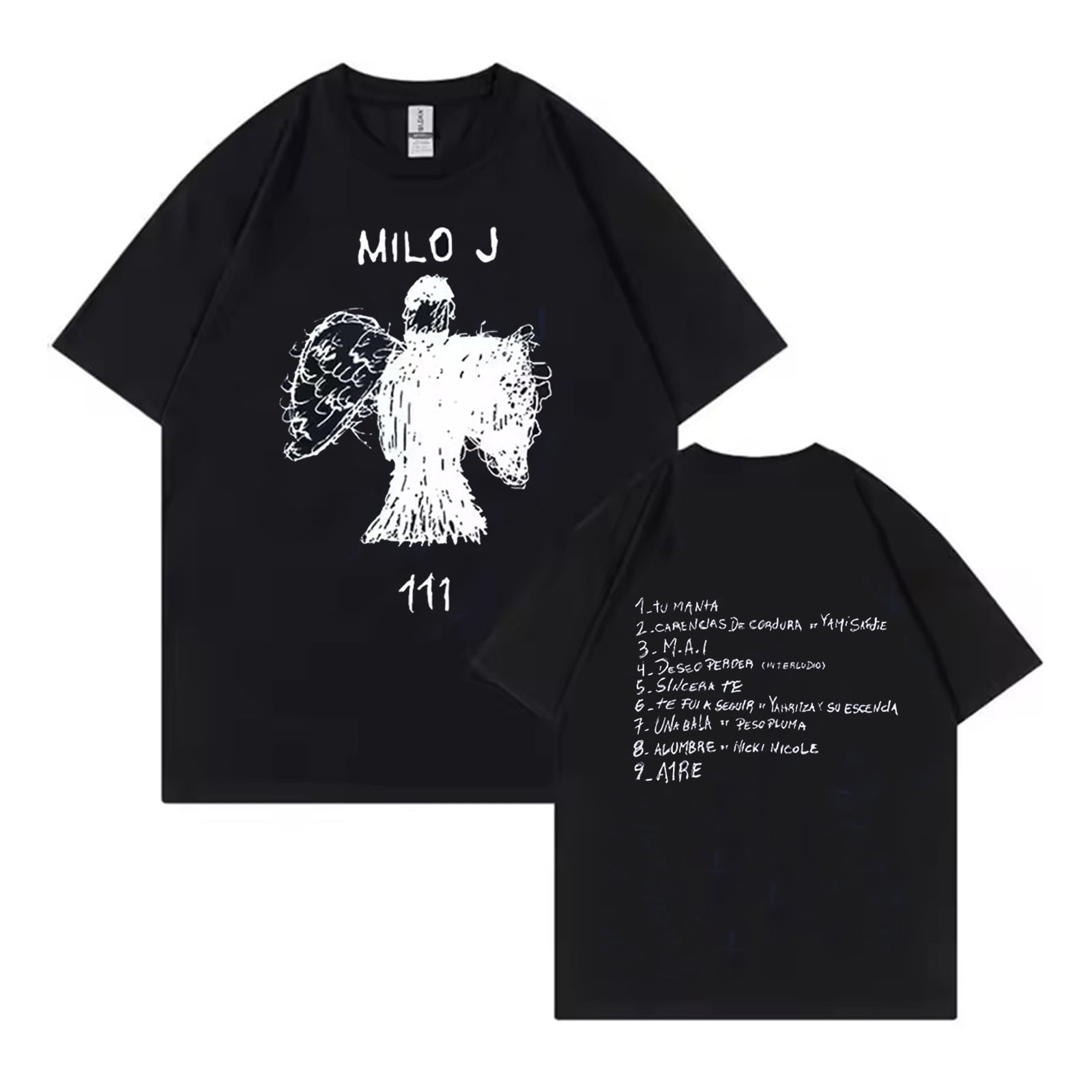 Rapper Milo J Logo T-Shirts Men Women Harajuku Hip Hop Streetwear ...