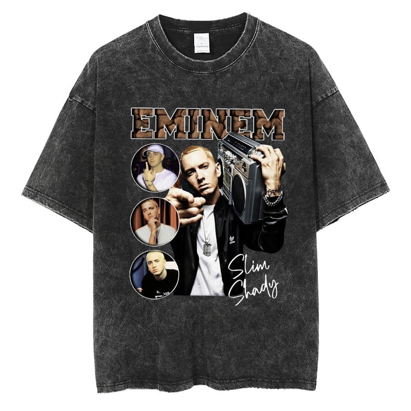 Rapper Music Album Graphic Wash T Shirt High Quality Cotton Short ...