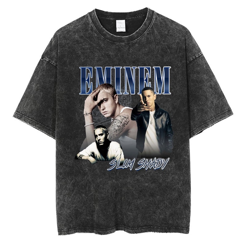 Rapper Music Album Graphic Wash T Shirt High Quality Cotton Short ...