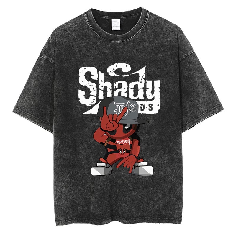 Rapper Music Album Graphic Wash T Shirt High Quality Cotton Short ...