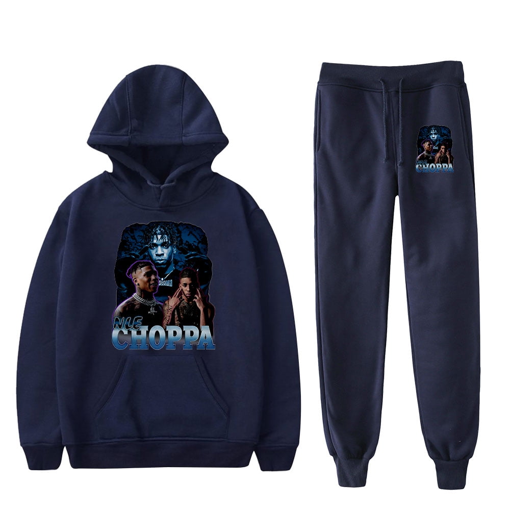Rapper NLE Choppa Merch Hoodie & Pant Sets Unisex Two Pieces Suit Hot ...