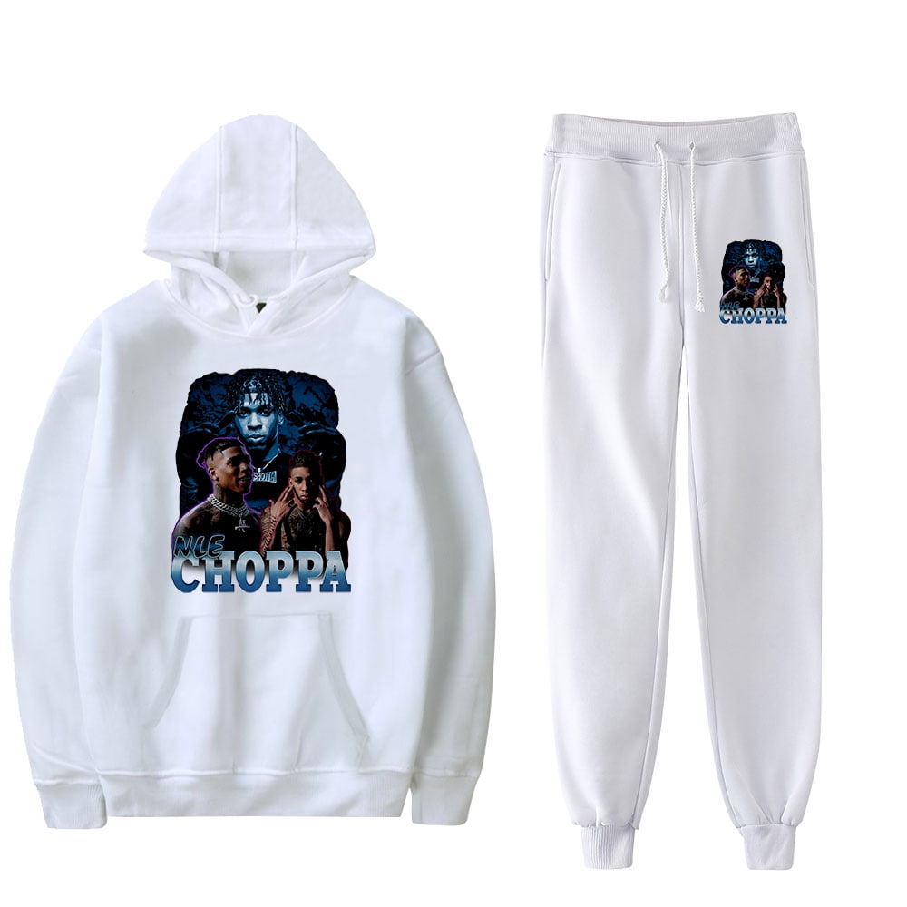 Rapper NLE Choppa Merch Hoodie & Pant Sets Unisex Two Pieces Suit Hot ...