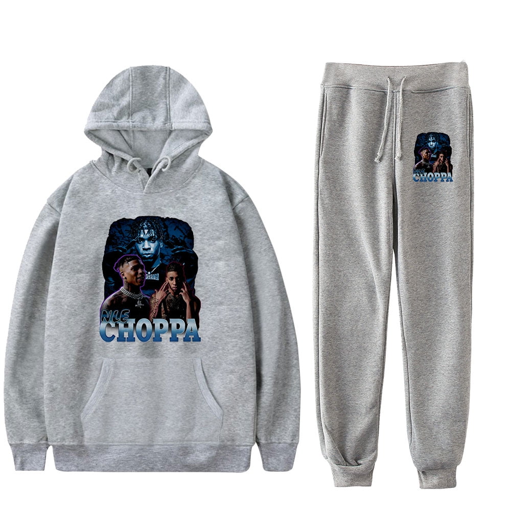 Rapper NLE Choppa Merch Hoodie & Pant Sets Unisex Two Pieces Suit Hot ...