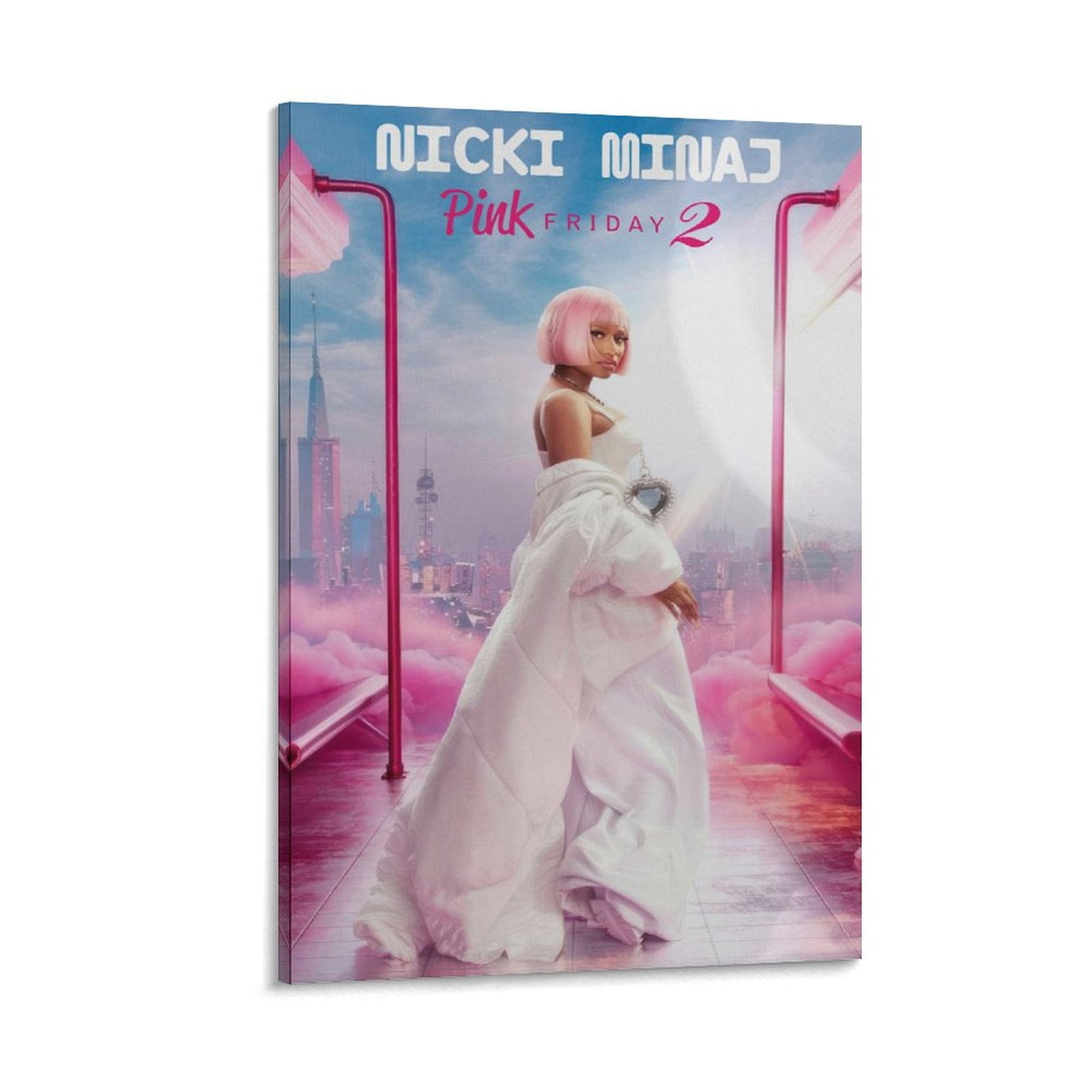 Rapper Nicki Poster Minaj Rap Hip Hop Pink Friday 2 Music Album Cover ...