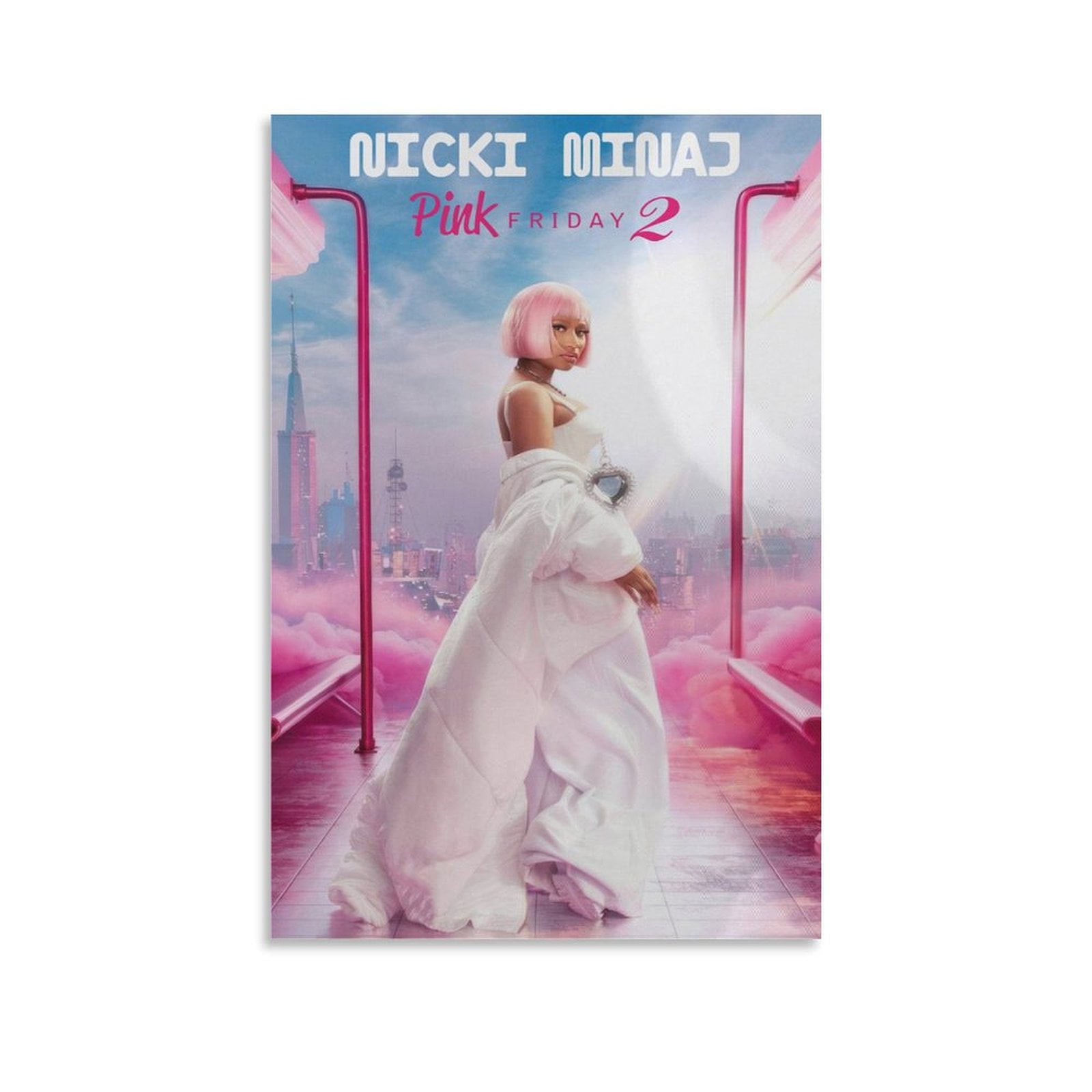Rapper Nicki Poster Minaj Rap Hip Hop Pink Friday 2 Music Album Cover ...