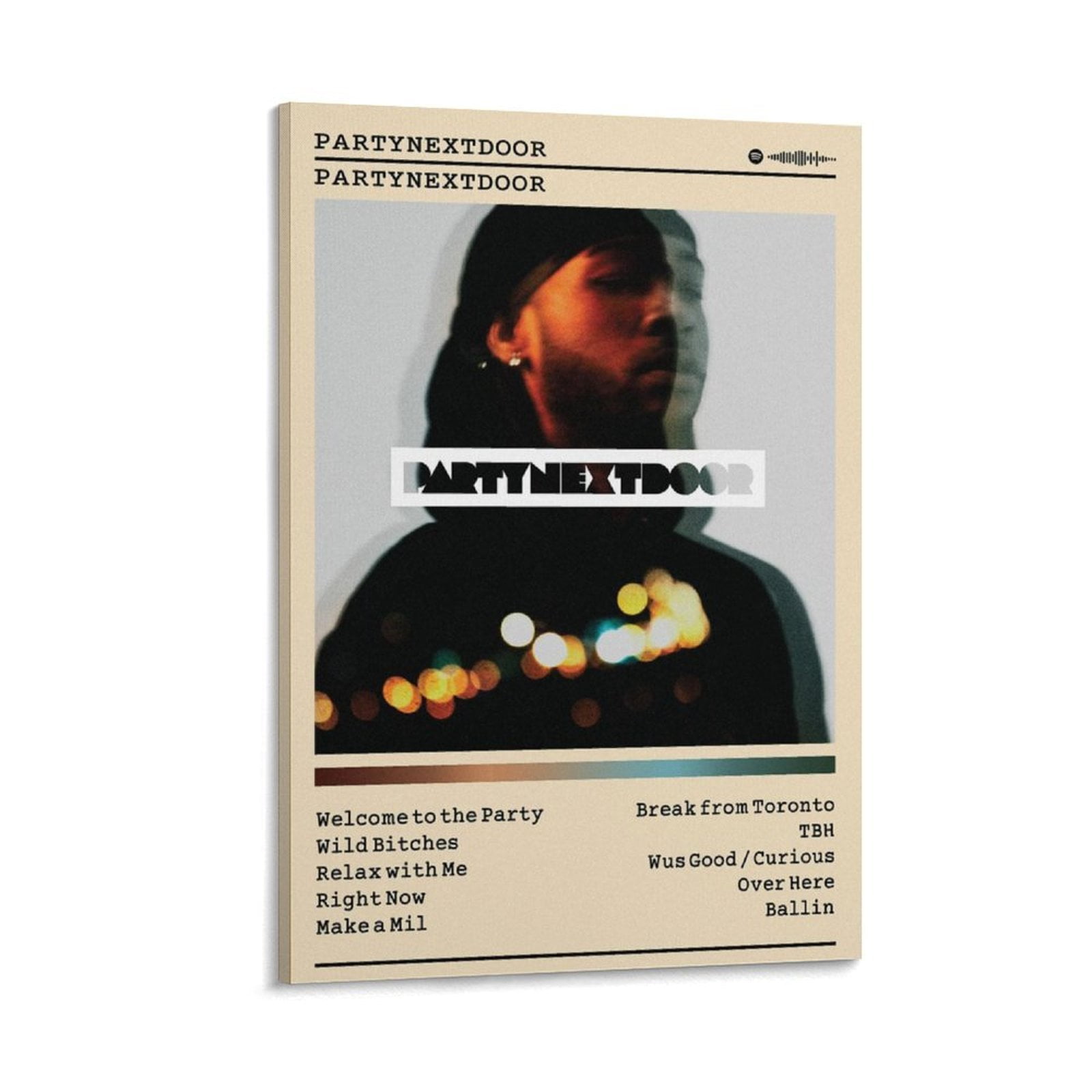 Rapper Party-NextDoor R&B Rap Hip Hop Singer P1 Music Album Cover ...