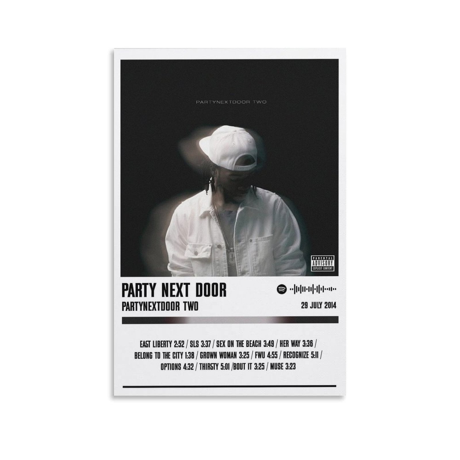 Rapper Party-NextDoor R&B Rap Hip Hop Singer P2 Music Album Cover ...