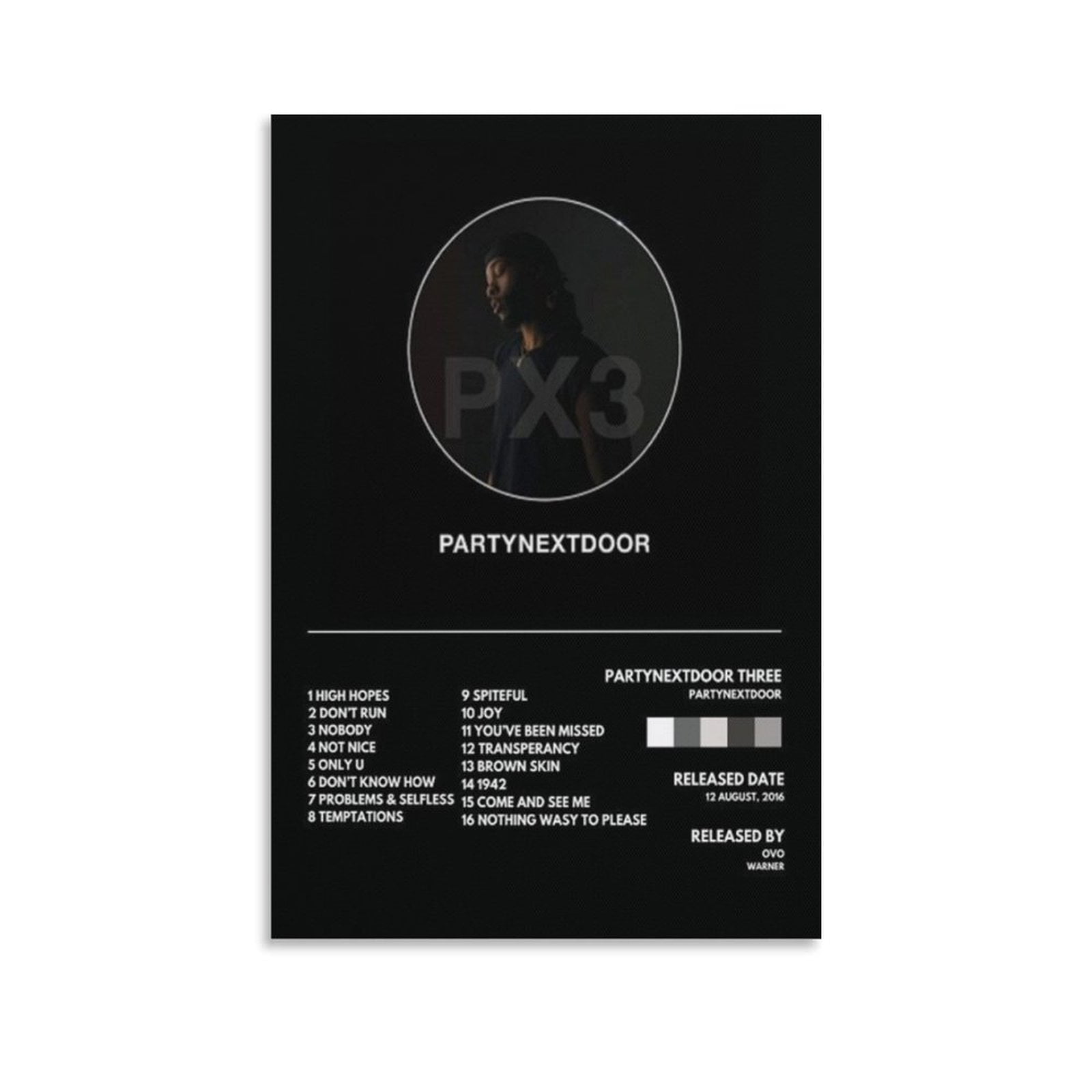 Rapper Party-NextDoor R&B Rap Hip Hop Singer P3 Music Album Cover ...