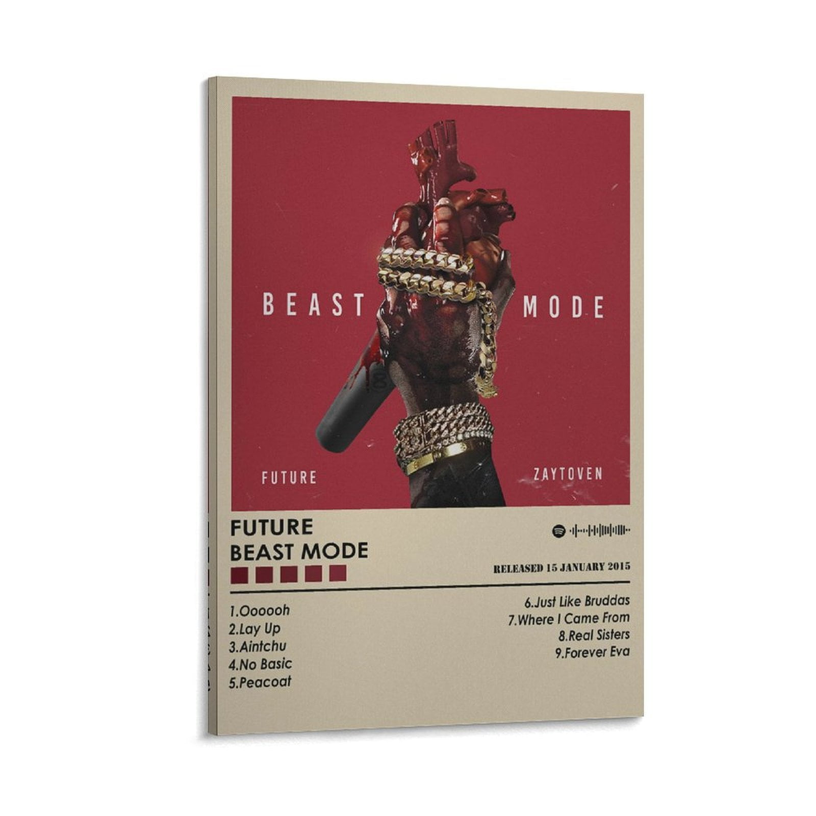 Rapper Poster Future Rap Hip Hop BEAST MODE Music Album Cover Posters ...