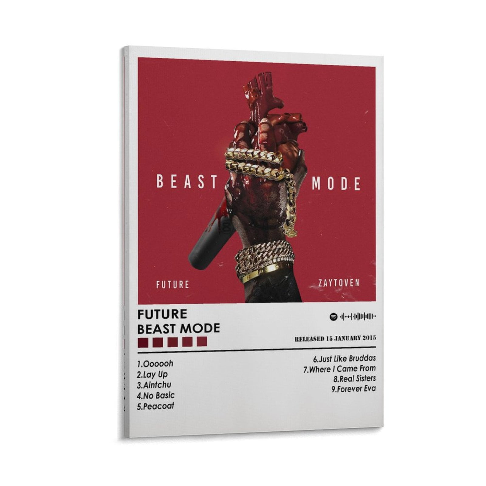 Rapper Poster Future Rap Hip Hop BEAST MODE Music Album Cover Posters ...