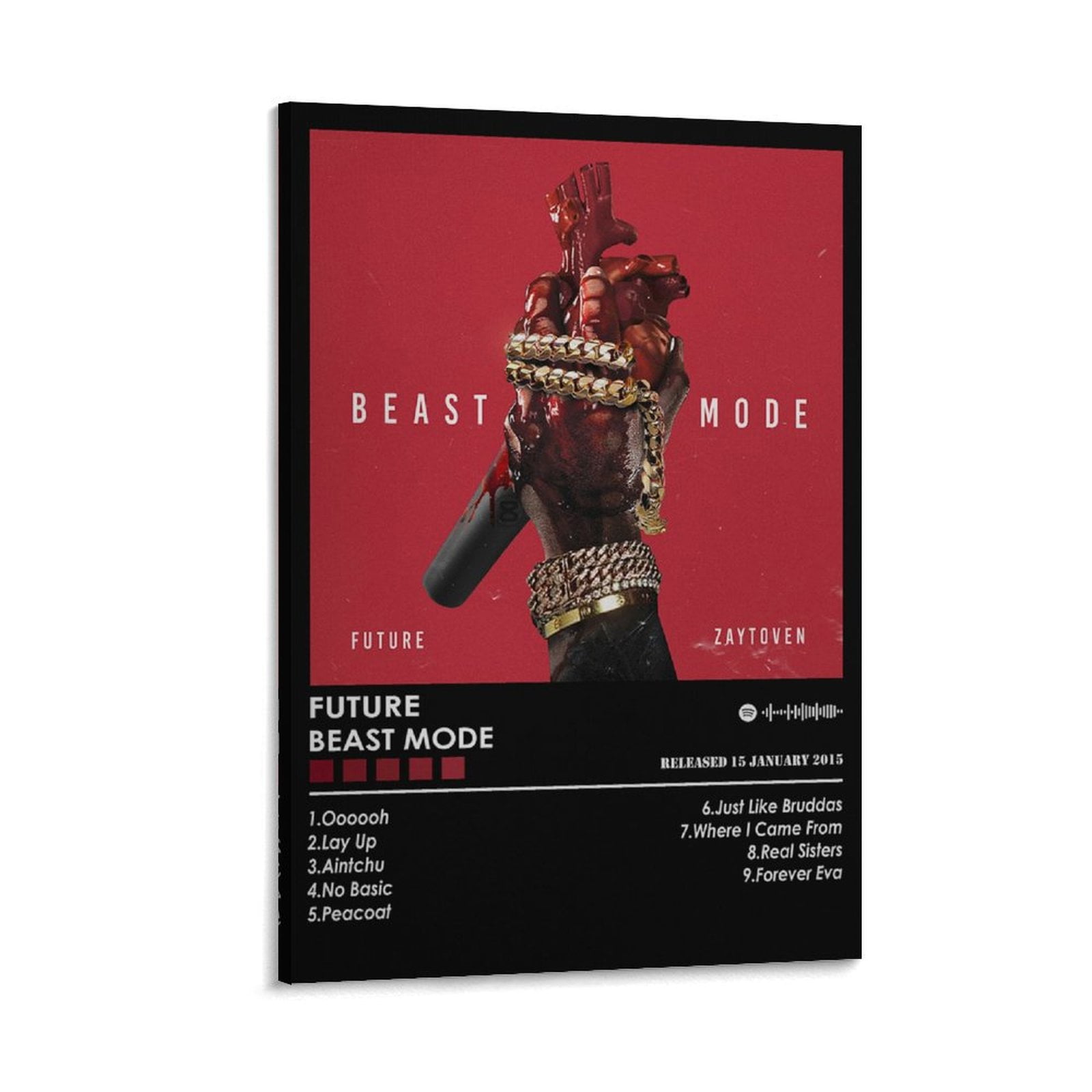Rapper Poster Future Rap Hip Hop BEAST MODE Music Album Cover Posters ...