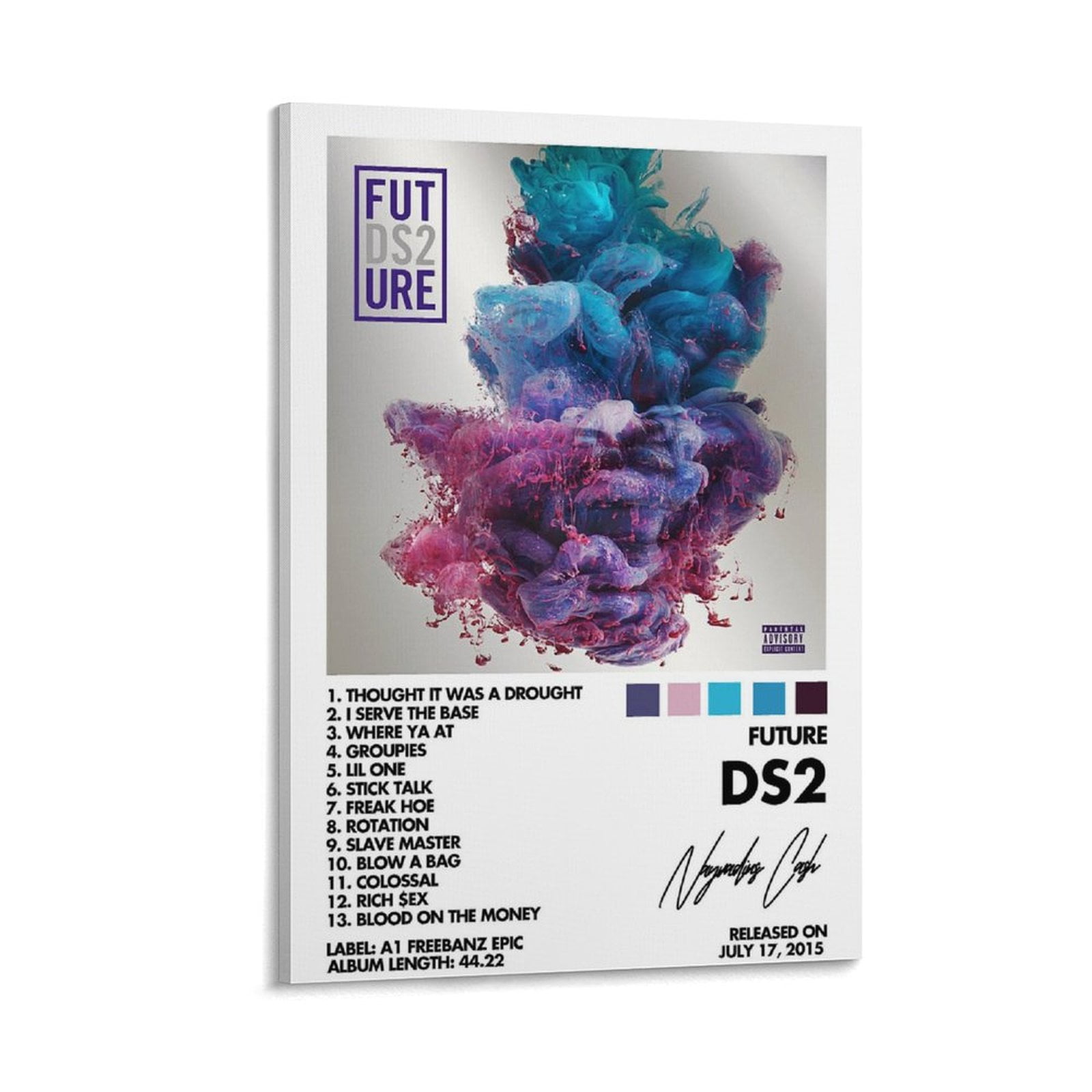 Rapper Poster Future Rap Hip Hop DS2 (Deluxe) Music Album Cover Posters ...