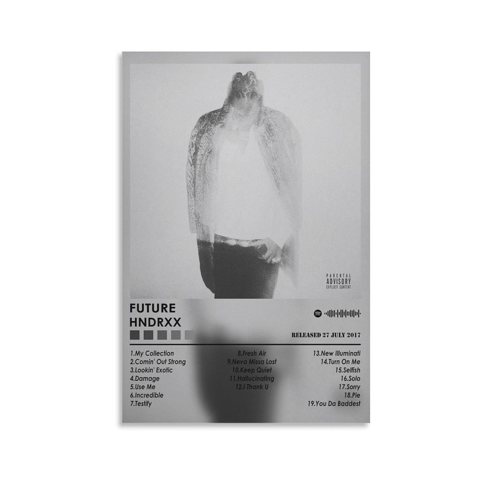 Rapper Poster Future Rap Hip Hop HNDRXX Music Album Cover Posters (4 ...