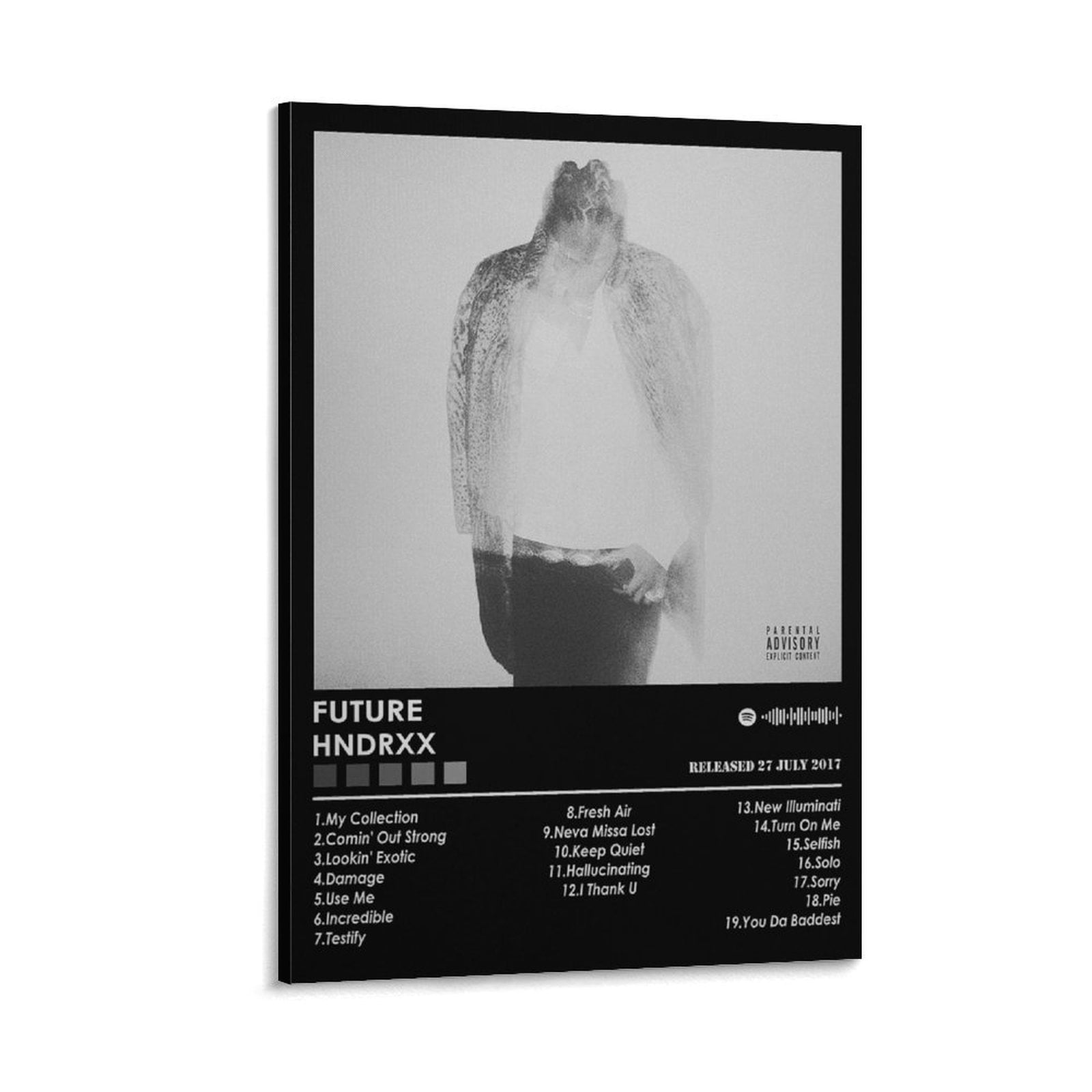 Rapper Poster Future Rap Hip Hop HNDRXX Music Album Cover Posters (5 ...