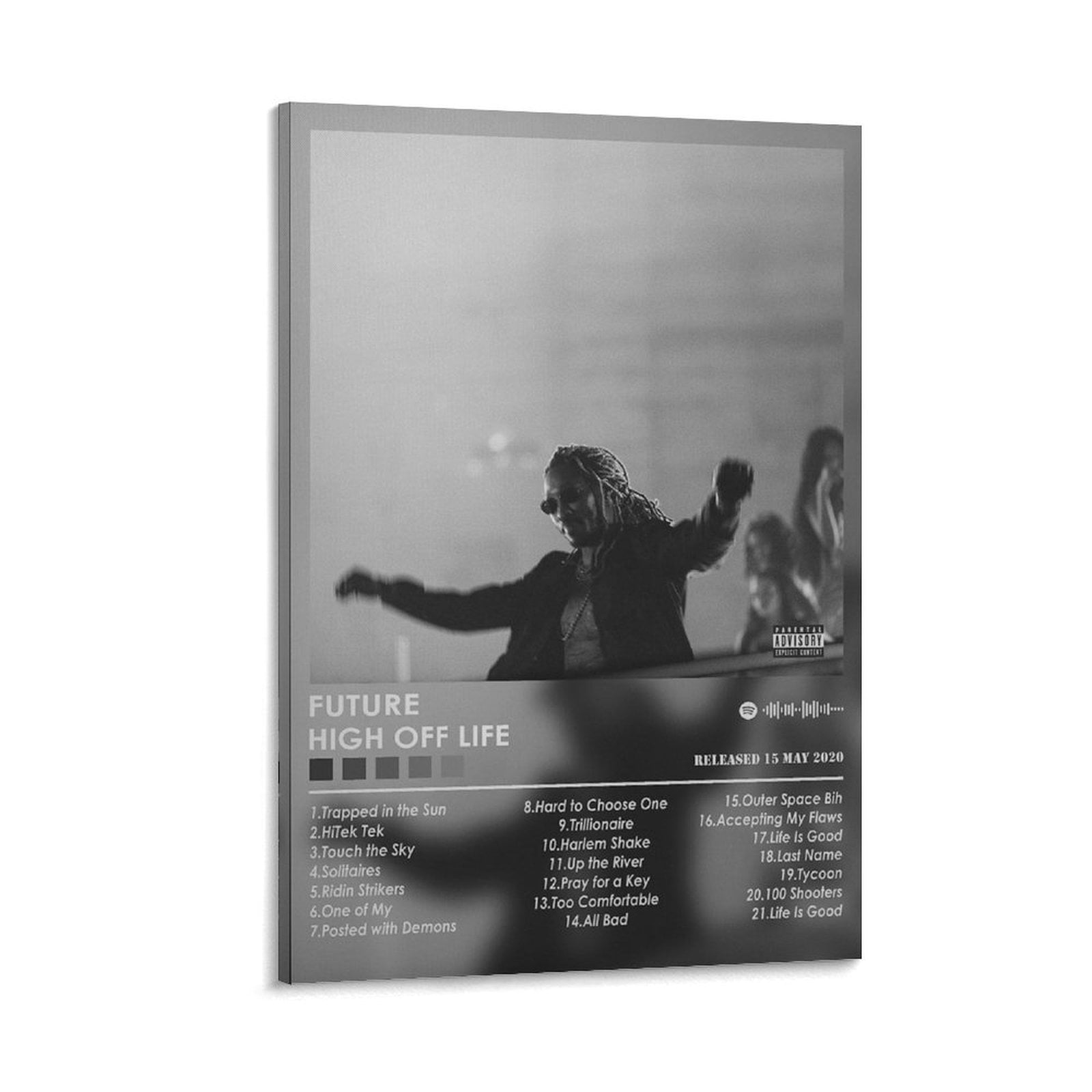 Rapper Poster Future Rap Hip Hop High Off Life Music Album Cover ...