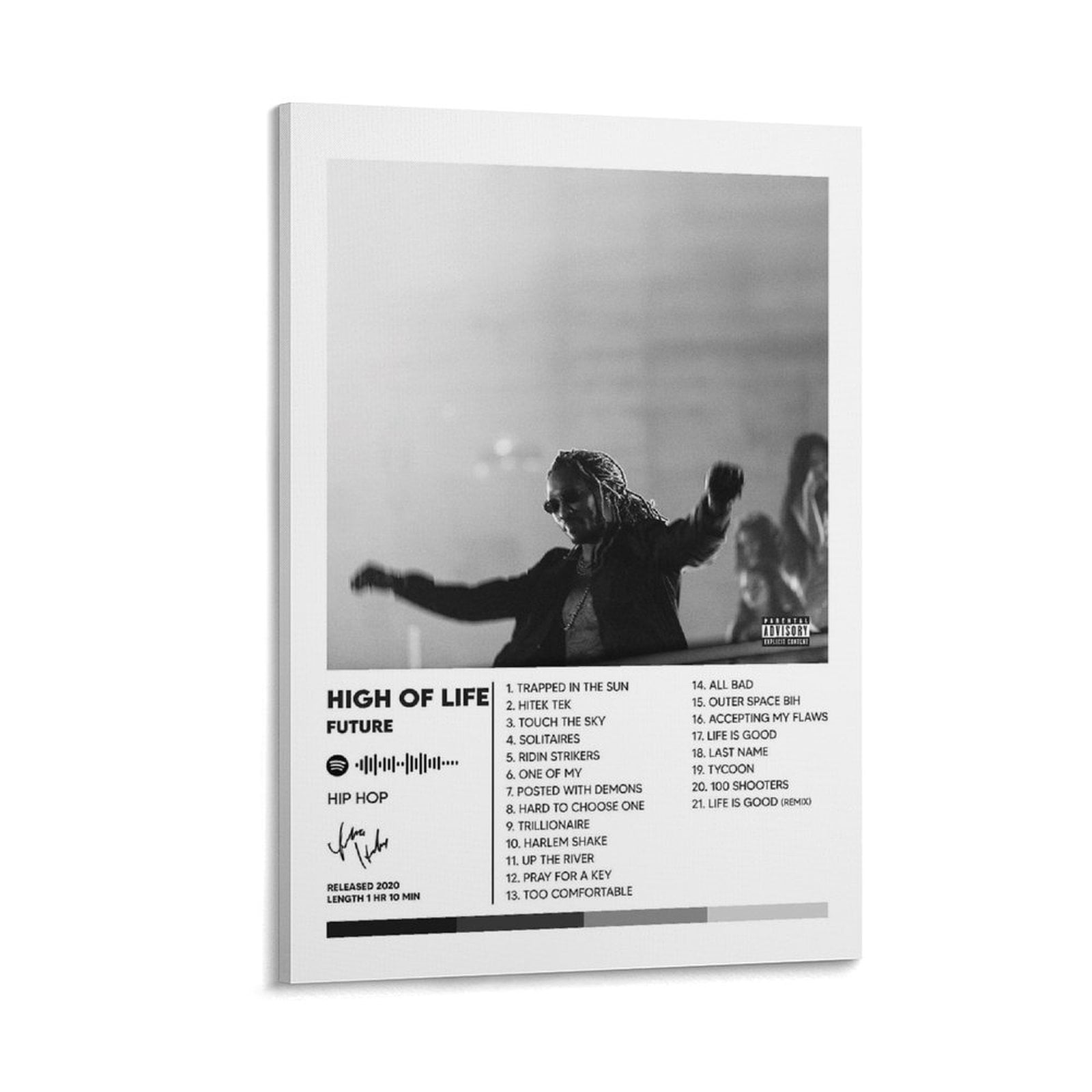 Rapper Poster Future Rap Hip Hop High Off Life Music Album Cover ...