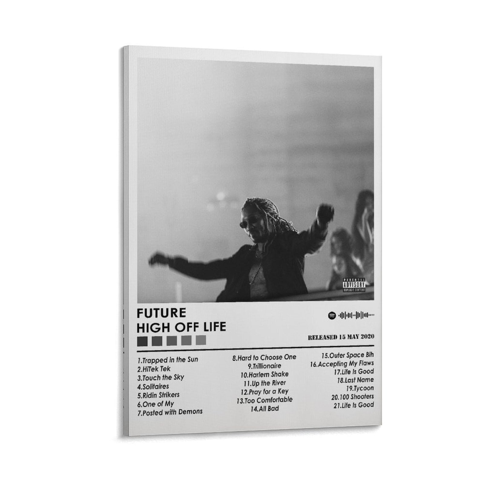 Rapper Poster Future Rap Hip Hop High Off Life Music Album Cover ...